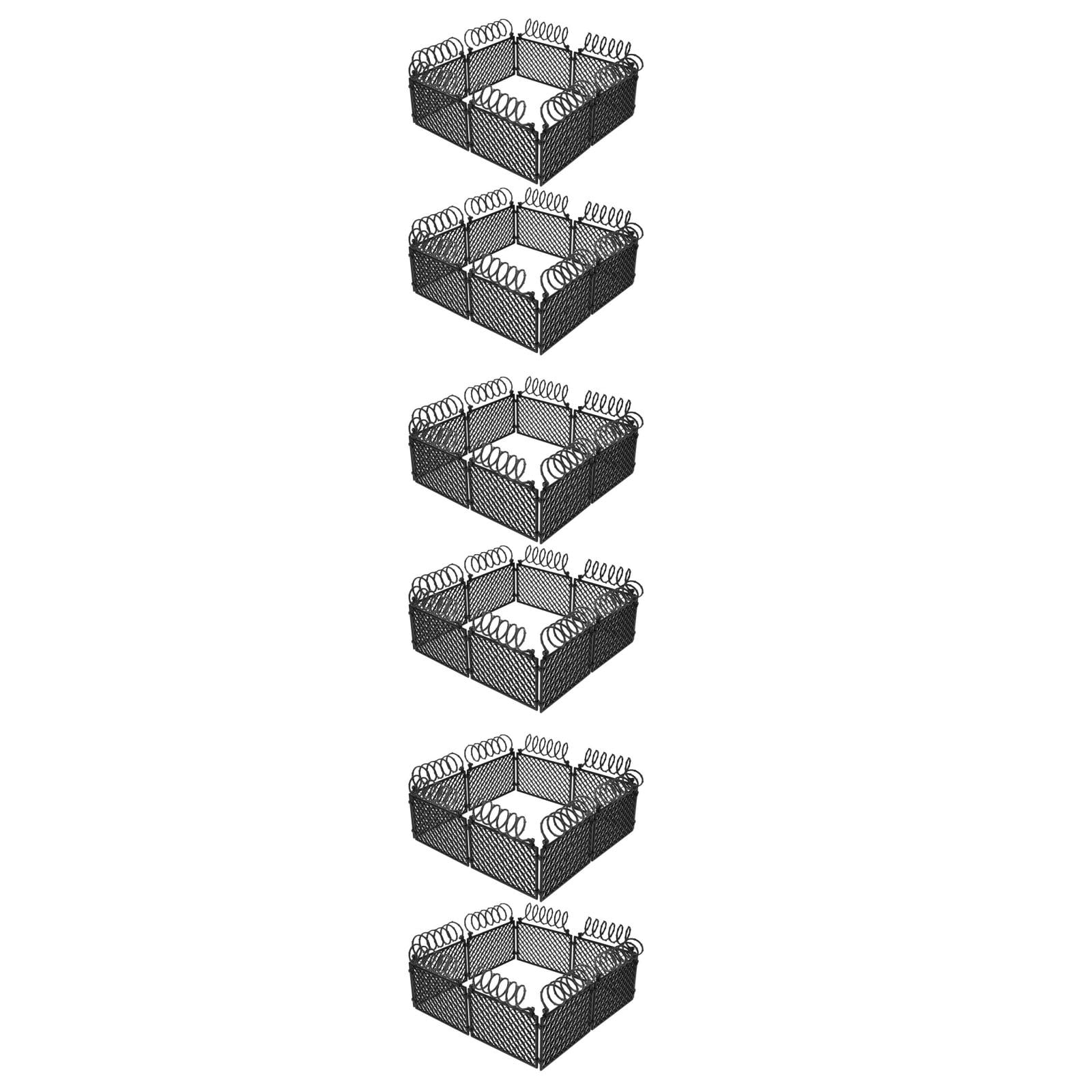 WORGEOUS 6 Sets Fence Scene Fence Model Toy Realistic Toy Fence For ...