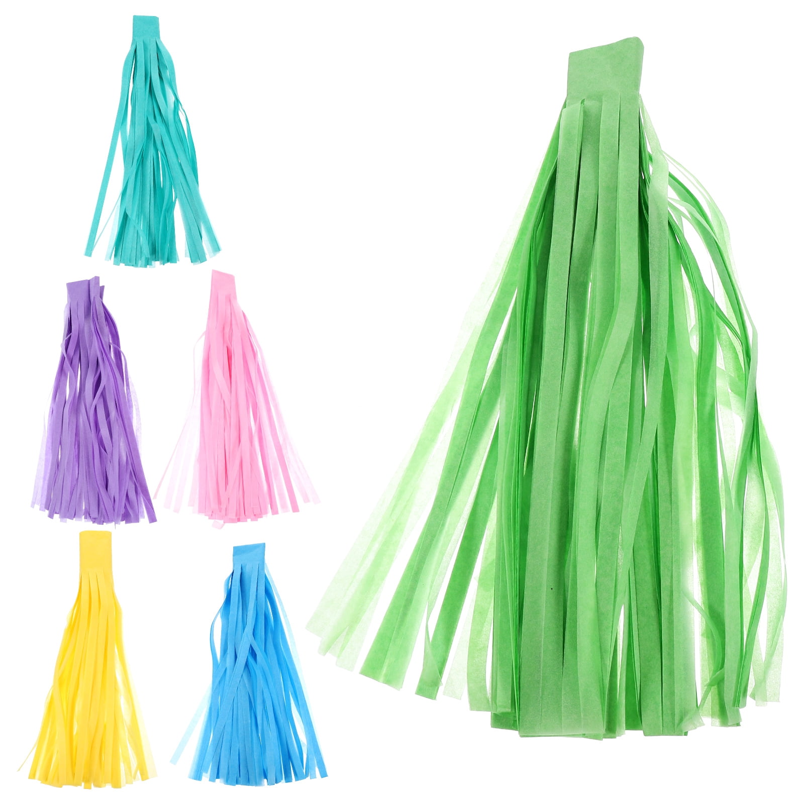 Worgeous 6 Sets Garland Tassel Lace Ribbon Tissue Paper Tassels ...