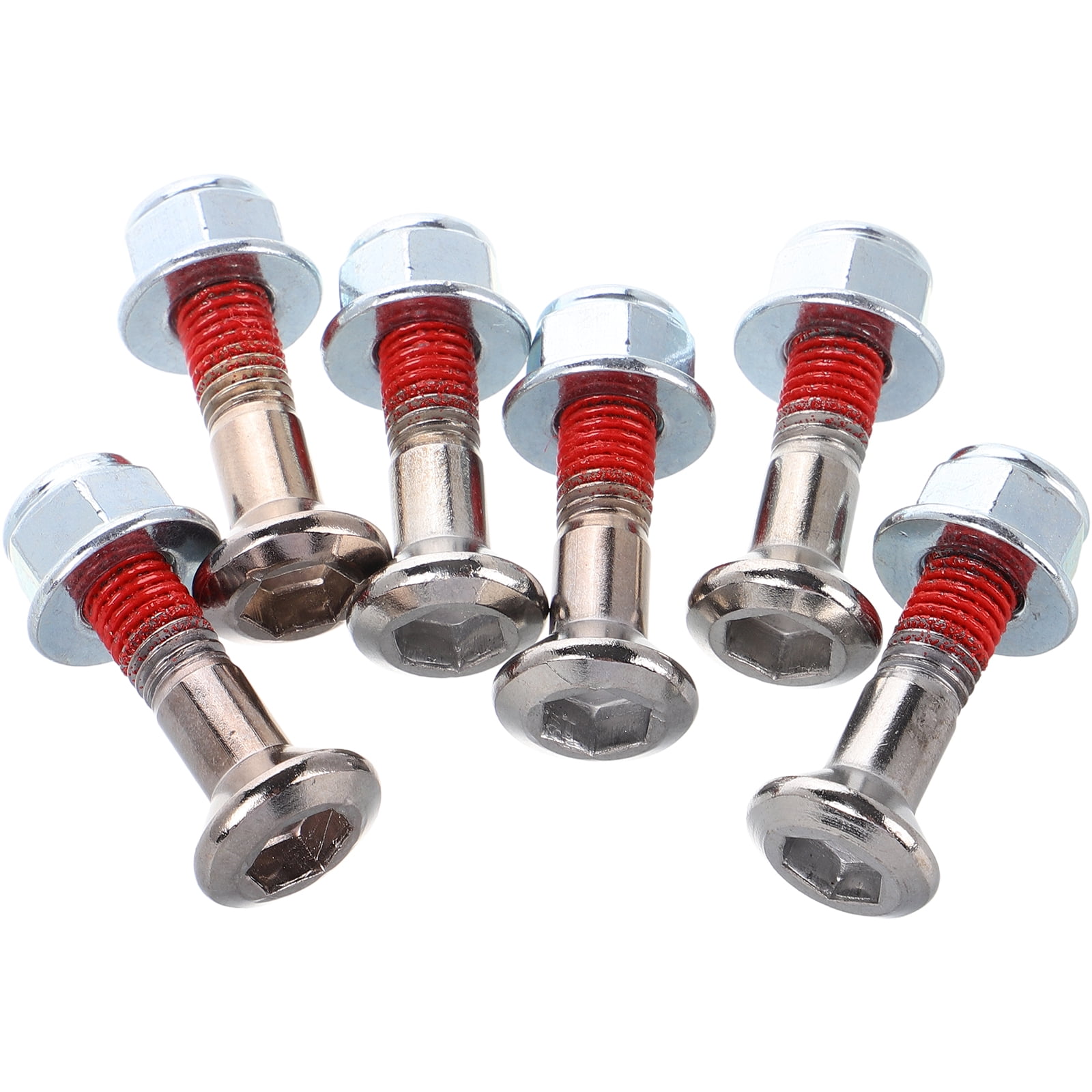 Worgeous 6 Sets Sprocket Bolt And Nut Kit Heavy Duty Metal Bolt ...