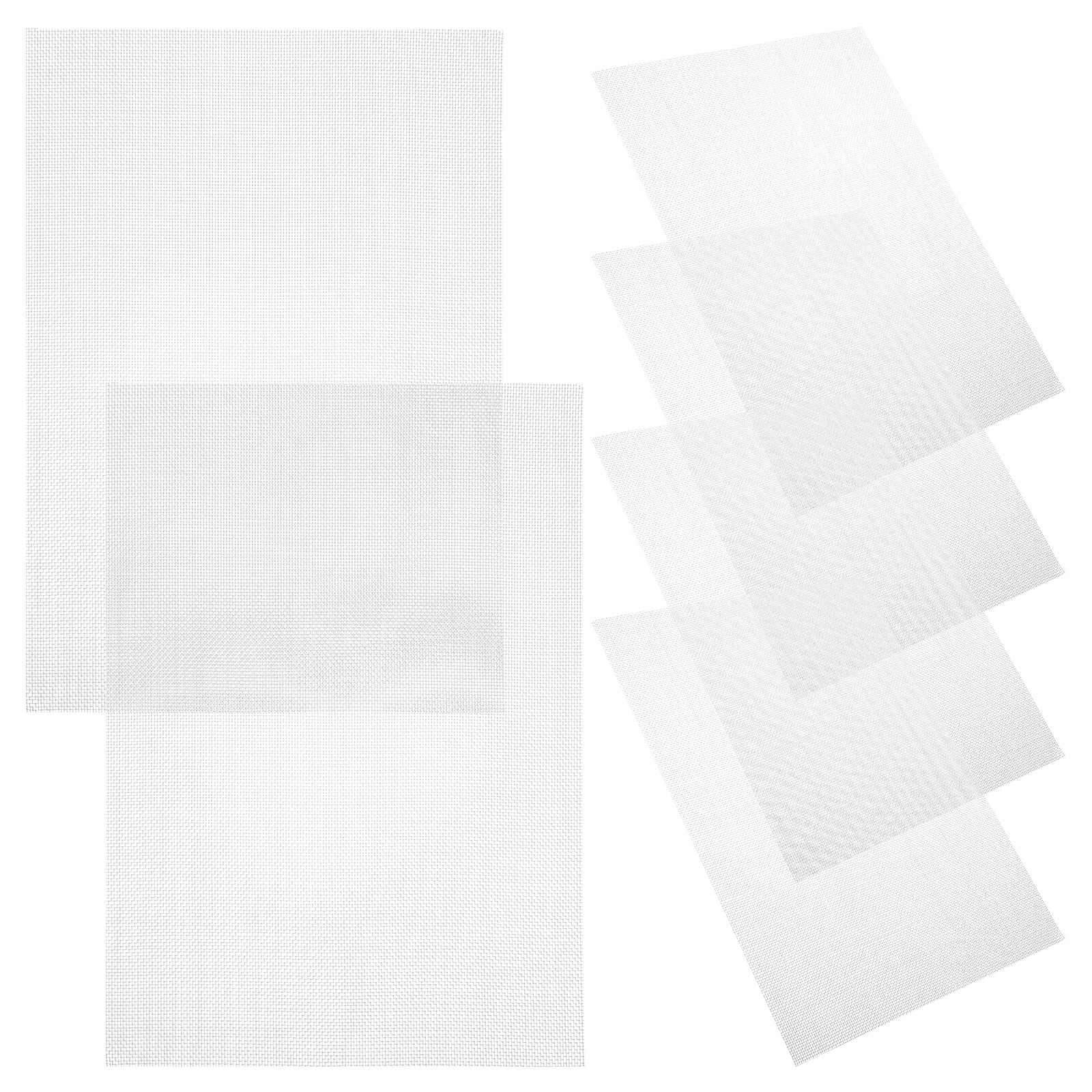 Worgeous 6 Sheets Screen Mesh Stainless Steel Mesh Cage Mesh Screen ...