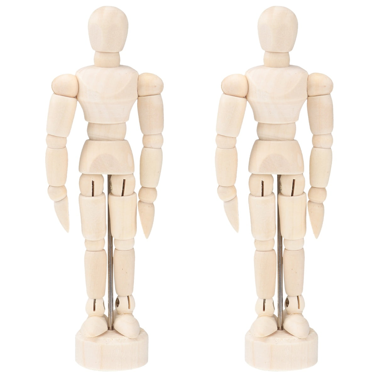 Worgeous 6 pcs Artist Drawing Manikin Wooden Human Mannequin Jointed ...