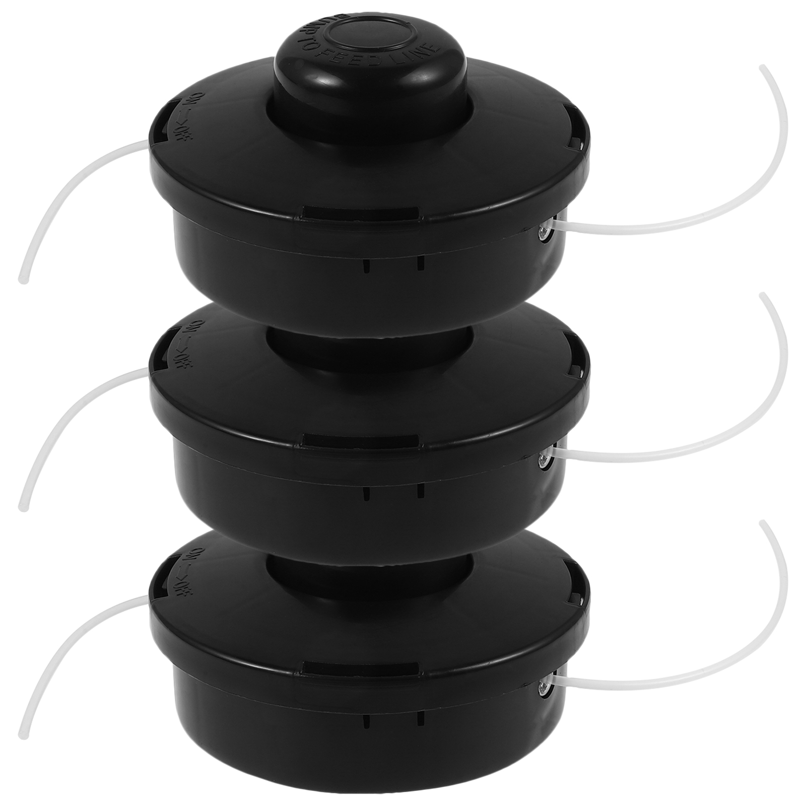 Worgeous 6 pcs Brush Cutter Replacement Trimmer Head Grass Trimmer ...