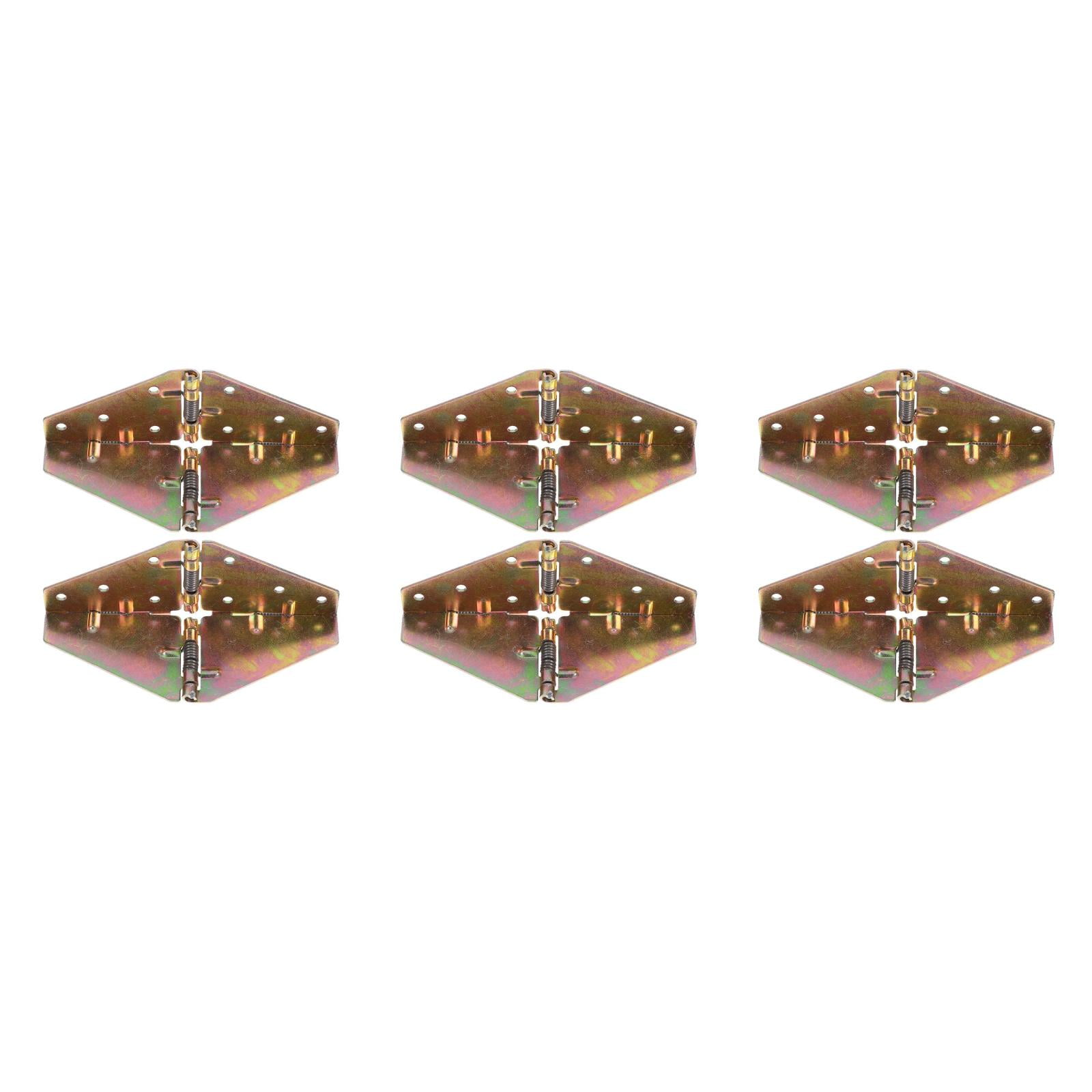 Worgeous 6 pcs Butterfly Hinge Dinner Table Metal Hinges Hinges ...