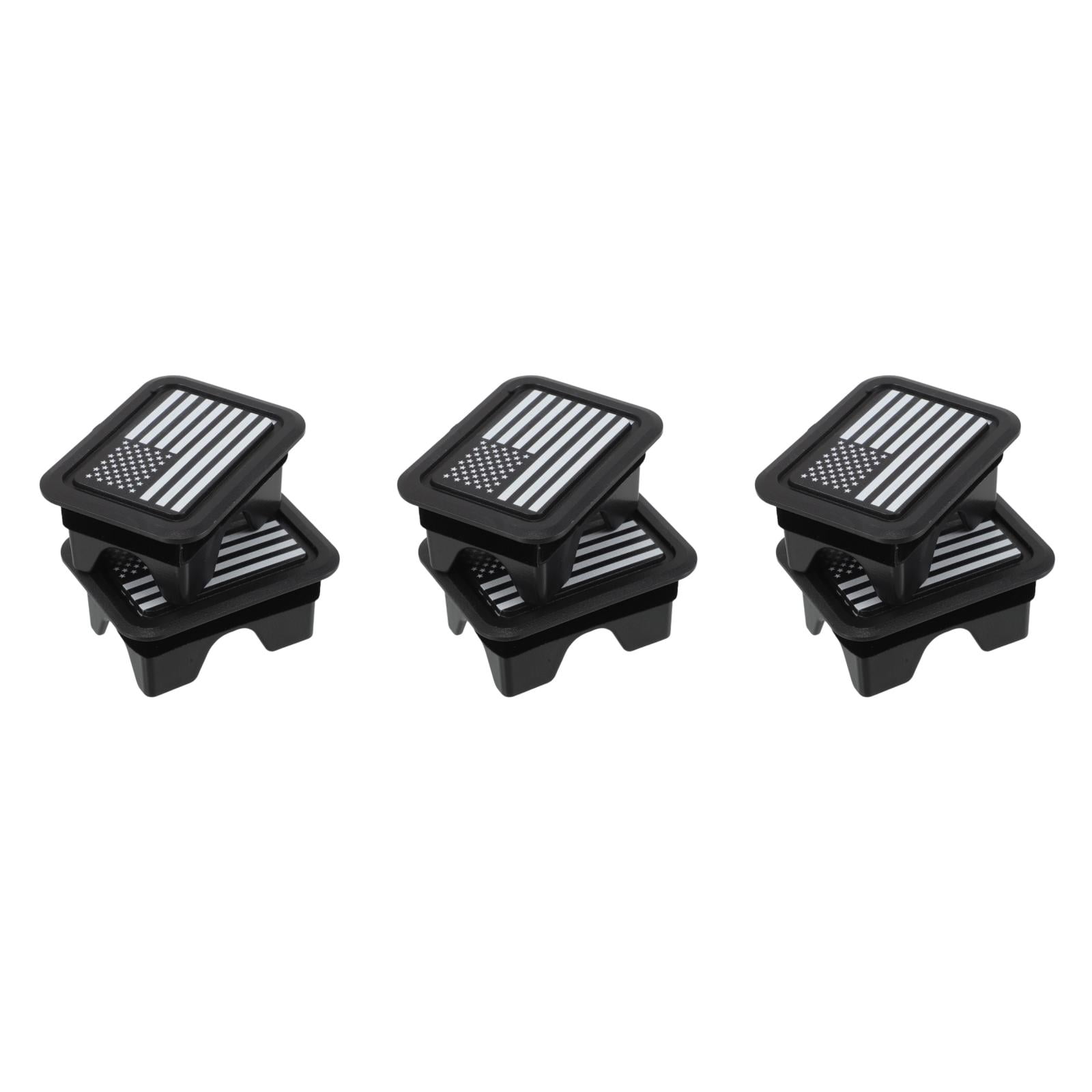 Worgeous 6 pcs Car Trunk Hole Plug Flag Truck Rear Holes Caps Bed Rail ...