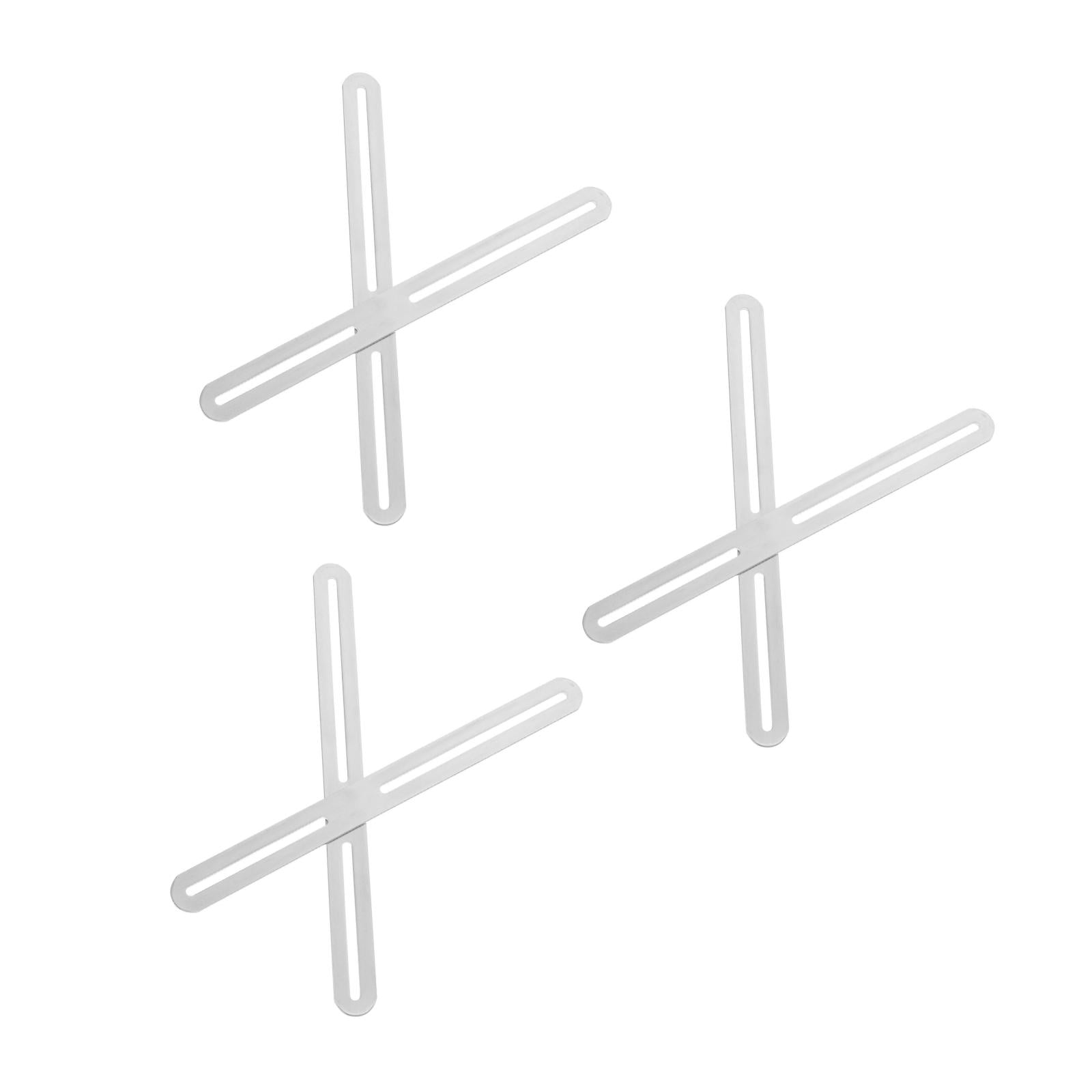 Worgeous 6 pcs Flat Straight Brace Brackets Adjustable Mending Plate ...