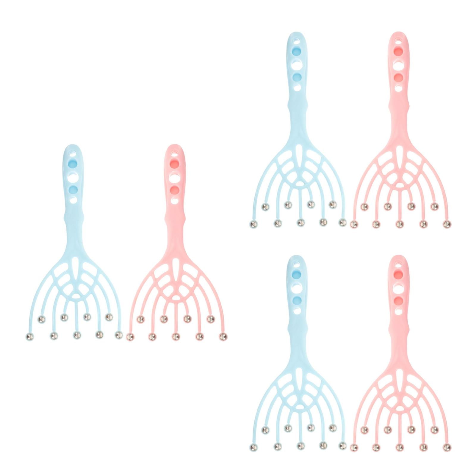 Worgeous 6 pcs Head Massager Manual Hair Scalp Massager Gua Sha 9 Claws ...