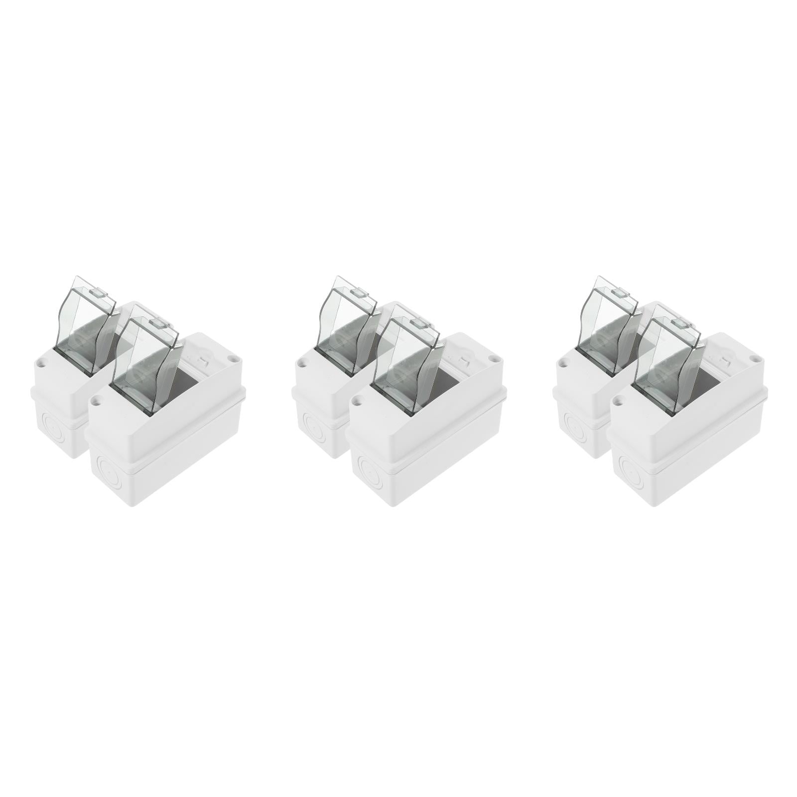 Worgeous 6 pcs Junction Boxes Power Distribution Protection Box ...