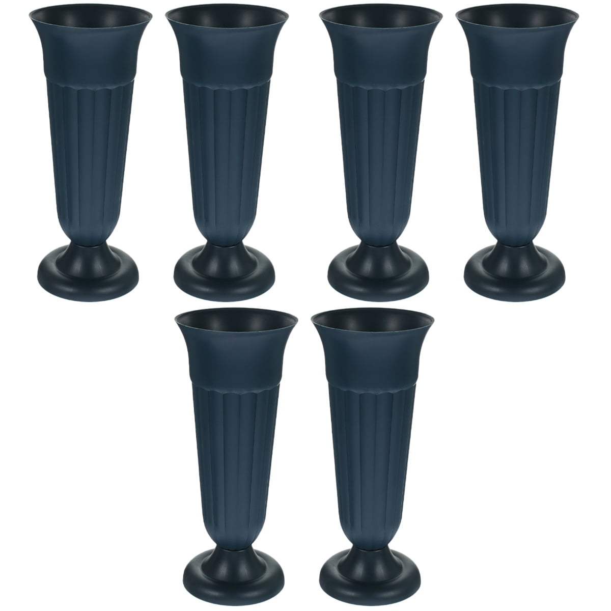 Worgeous 6 pcs Memorial Cemetery Vase Flower Pot Cemetery Vase Flower ...