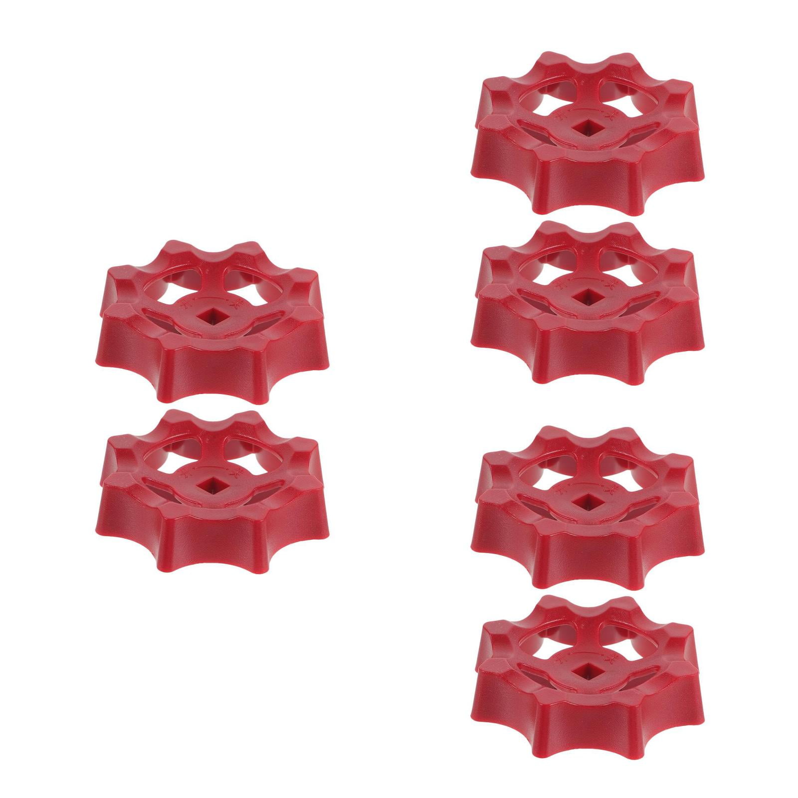 Worgeous 6 pcs Outside Faucet Handles Replacement Faucet Round Wheel ...