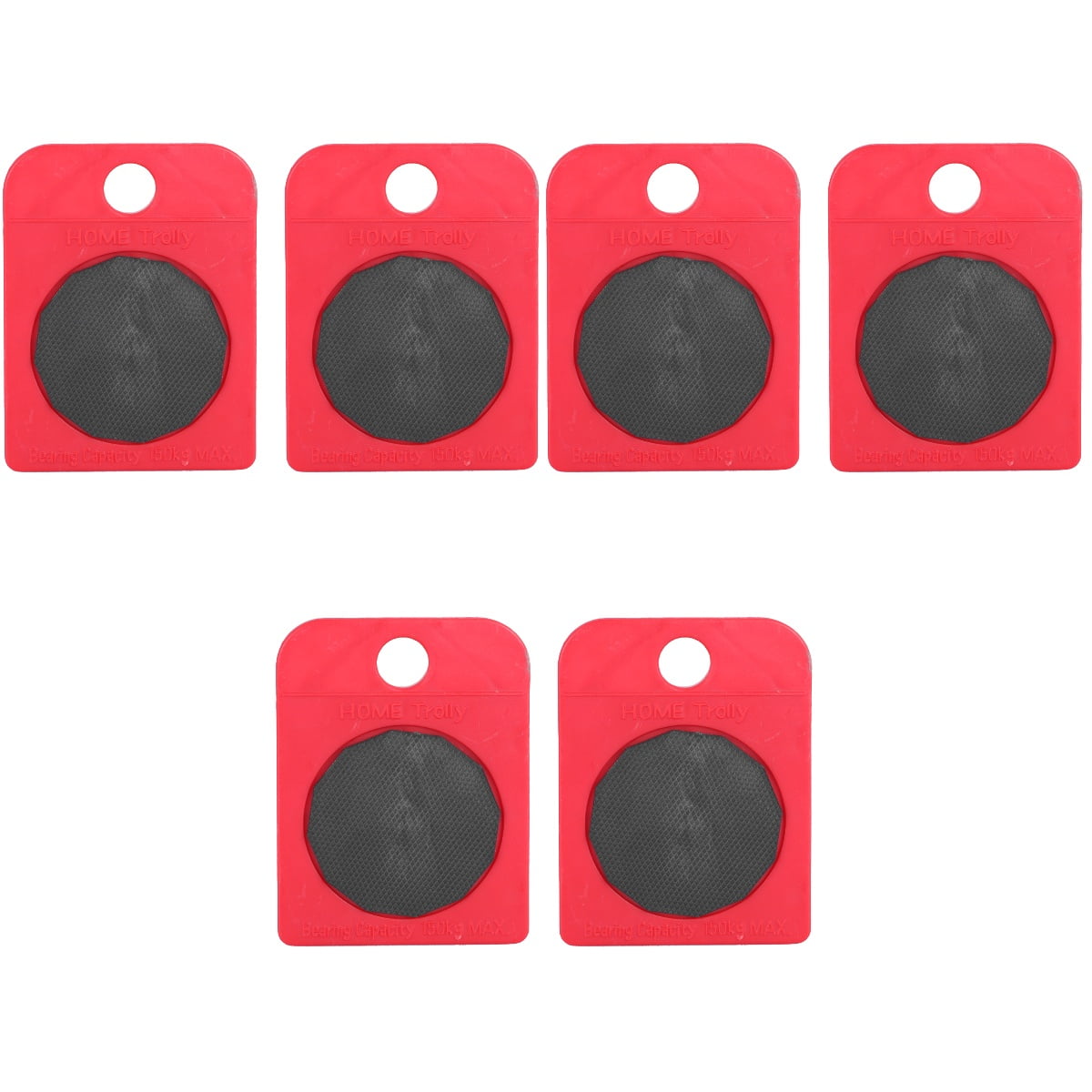 Worgeous 6 pcs Plate Wheels Furniture Mover's Dolly Heavy Furniture ...