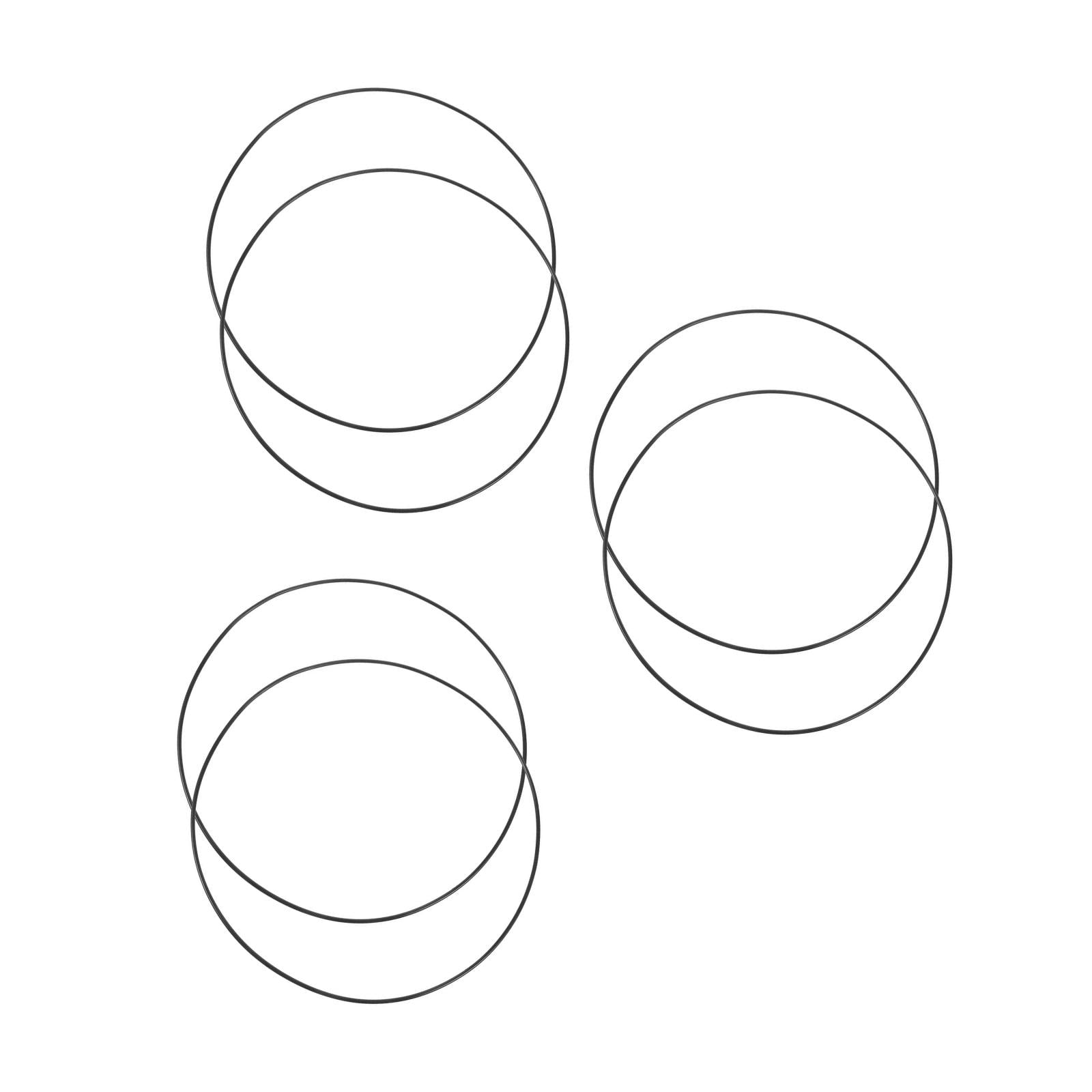 WHAMVOX Raindrops 6 pcs Rubber Band for Slow Cooker Pot Lid Lock Strap ...