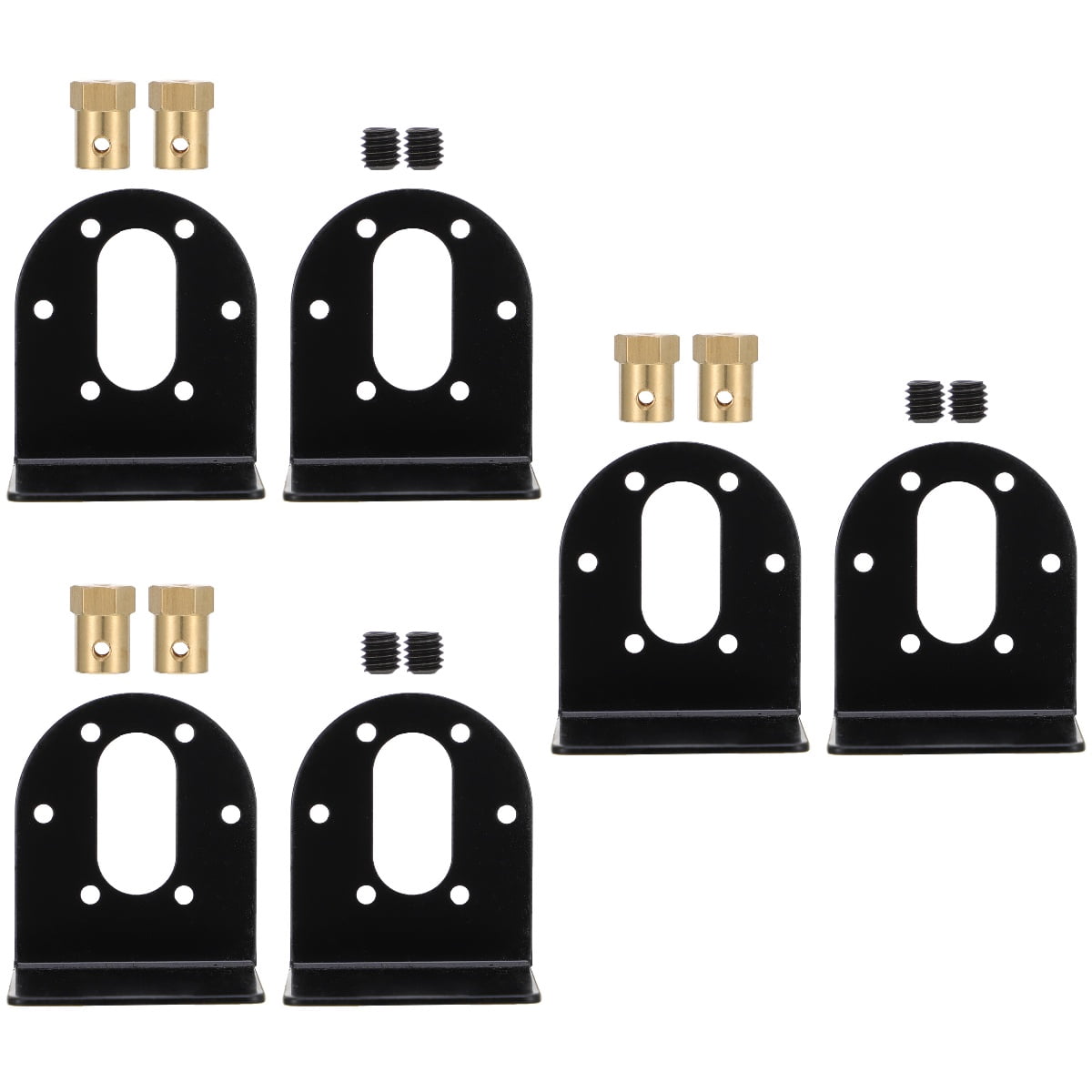 Worgeous 6 pcs Rust Resistance Fixed Seat Motors Holder for Small ...