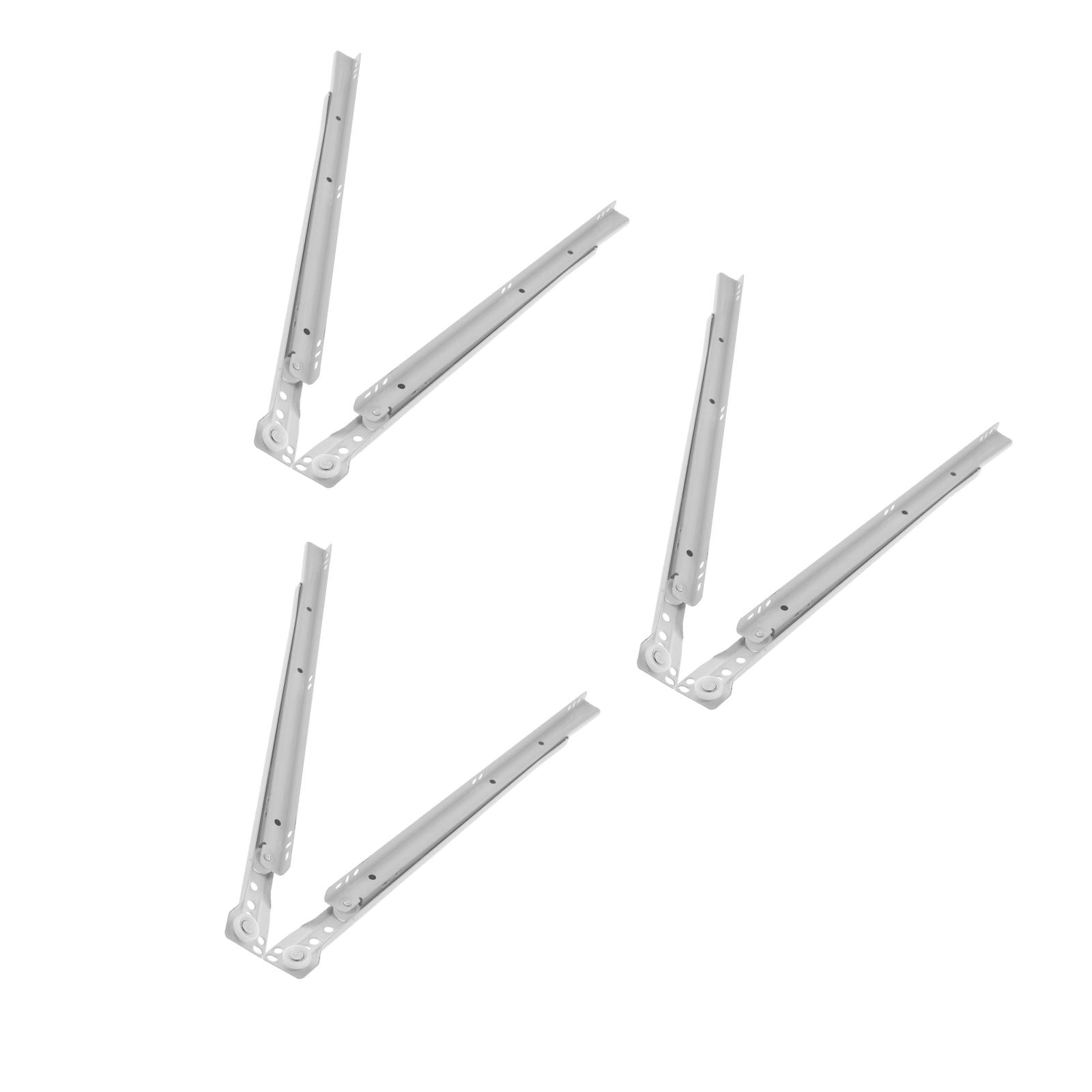 Worgeous 6 pcs Sliding Rail Track System Cabinet Shelf Slide Two ...