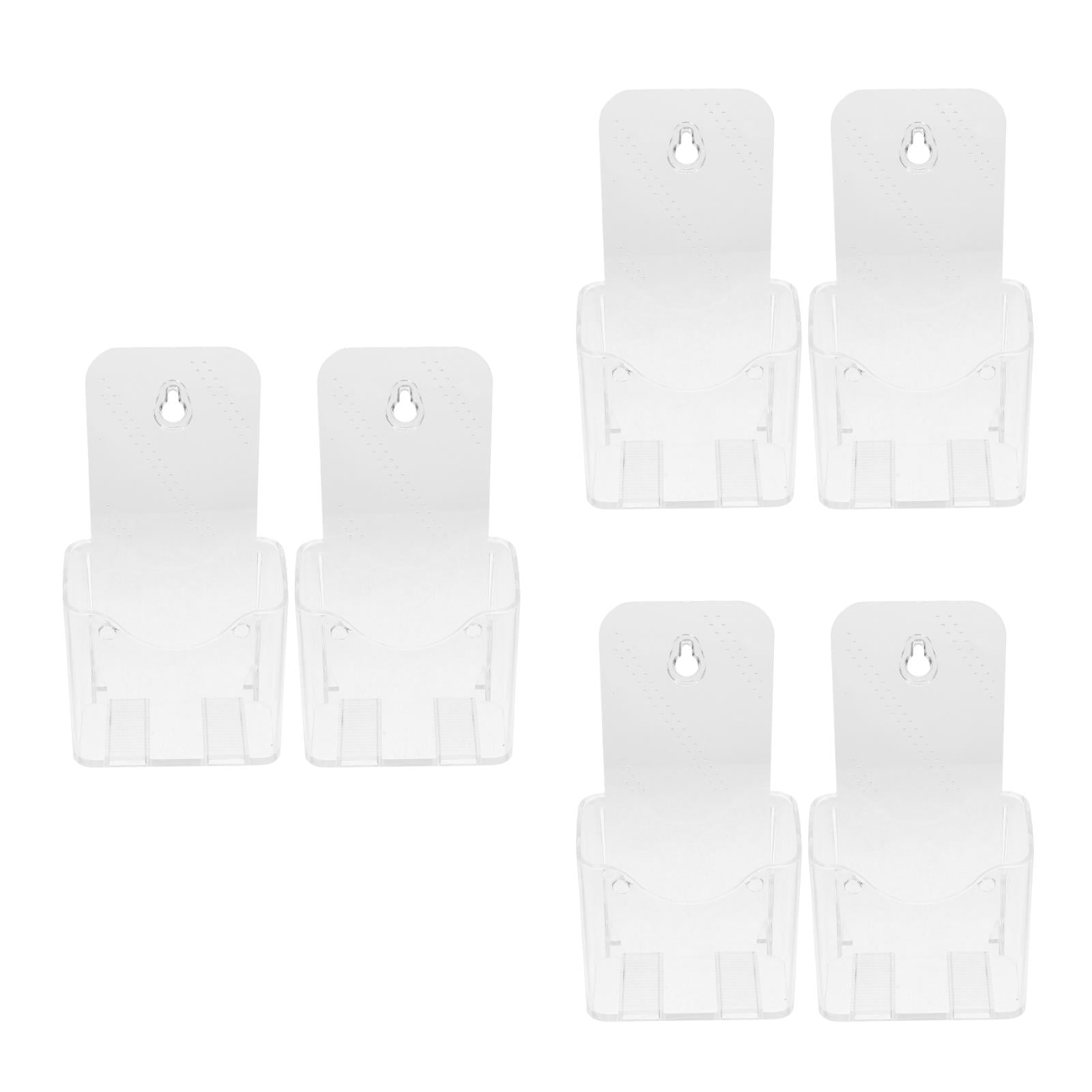 Worgeous 6 pcs Wall Mounted File Document Holder Desktop Booklet ...