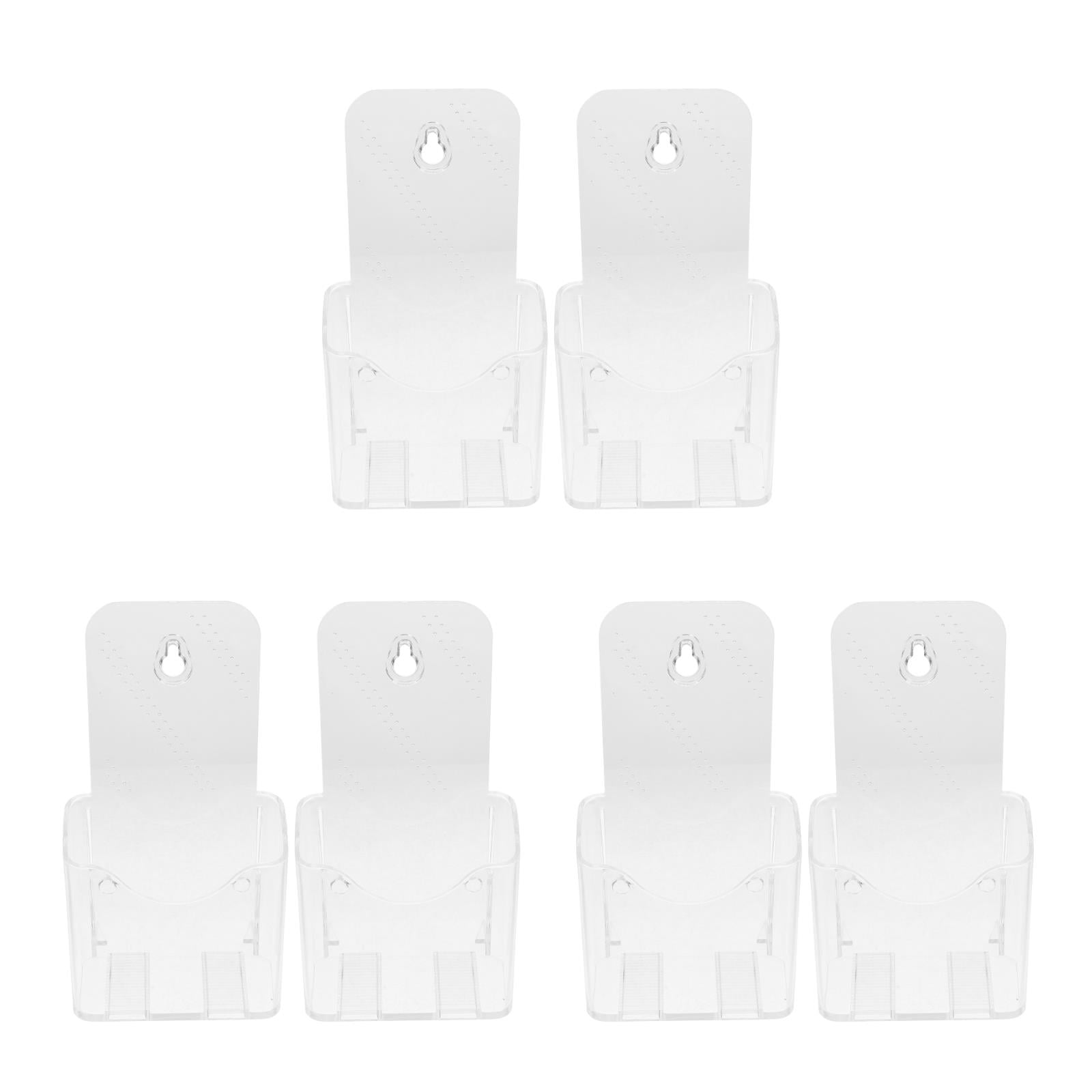 Worgeous 6 pcs Wall Mounted File Document Holder Desktop Booklet ...