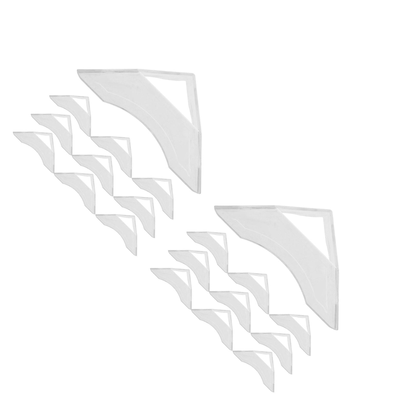 WHAMVOX Worgeous 60 PCS Speed Cube Display Base Plastic Triangle Holder Mini Stand Organizer for ...