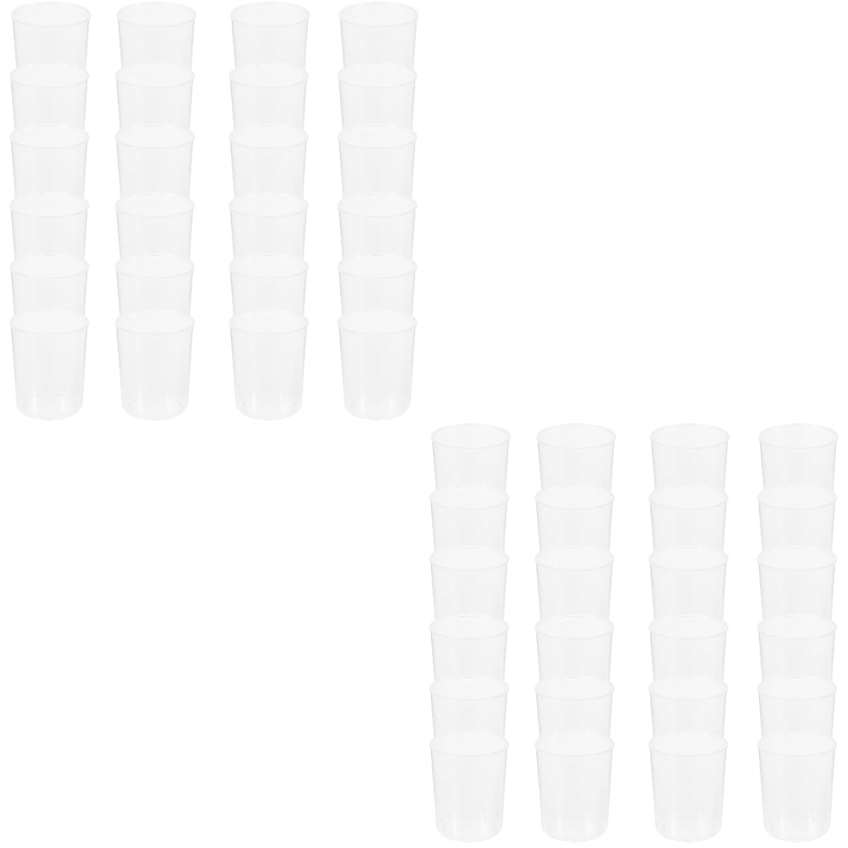 Worgeous 60 Pcs Laboratory Measure Cup Measuring Beakers Chemistry ...