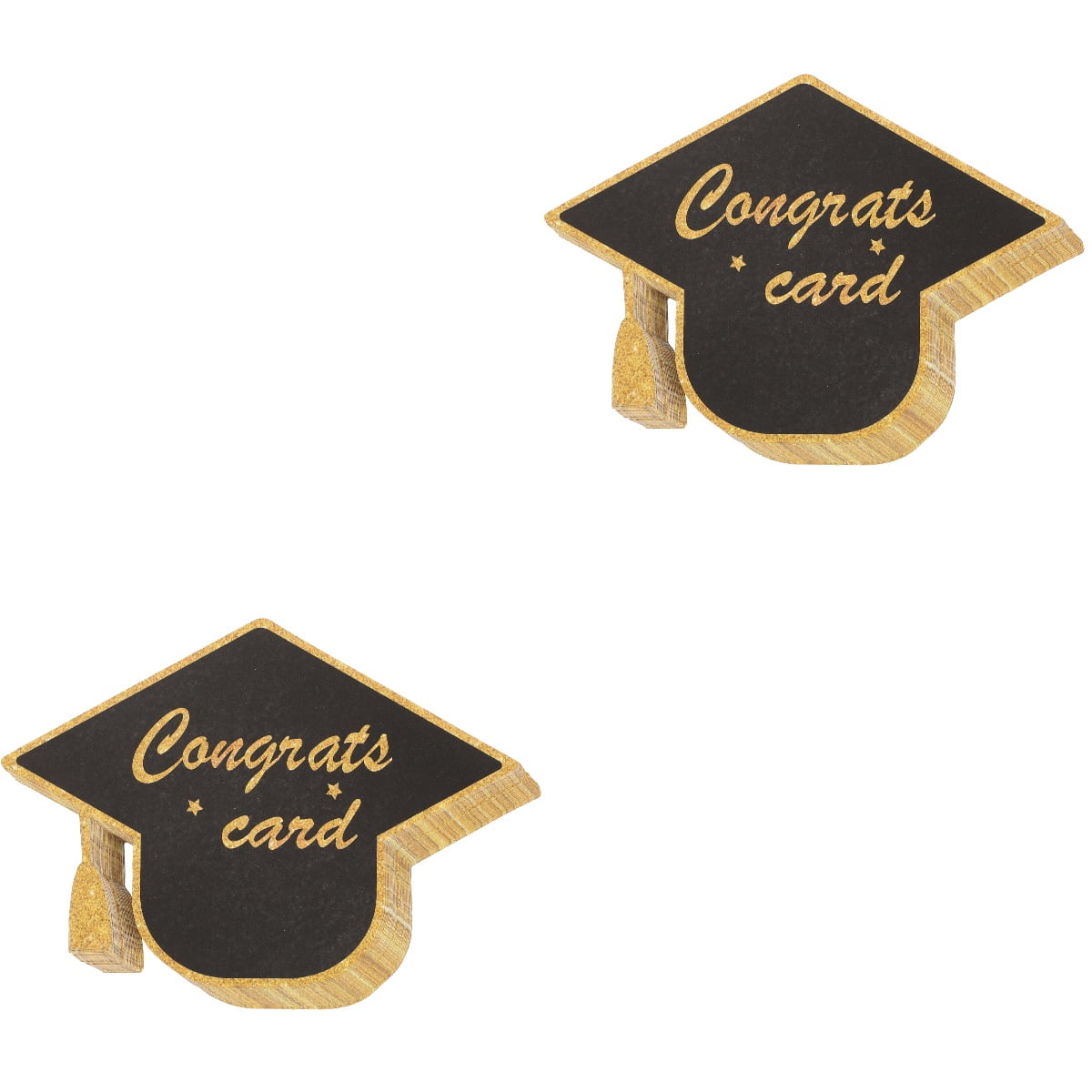 Worgeous 60 pcs Graduation Congrats Cards Creative Graduation Cap Shape ...