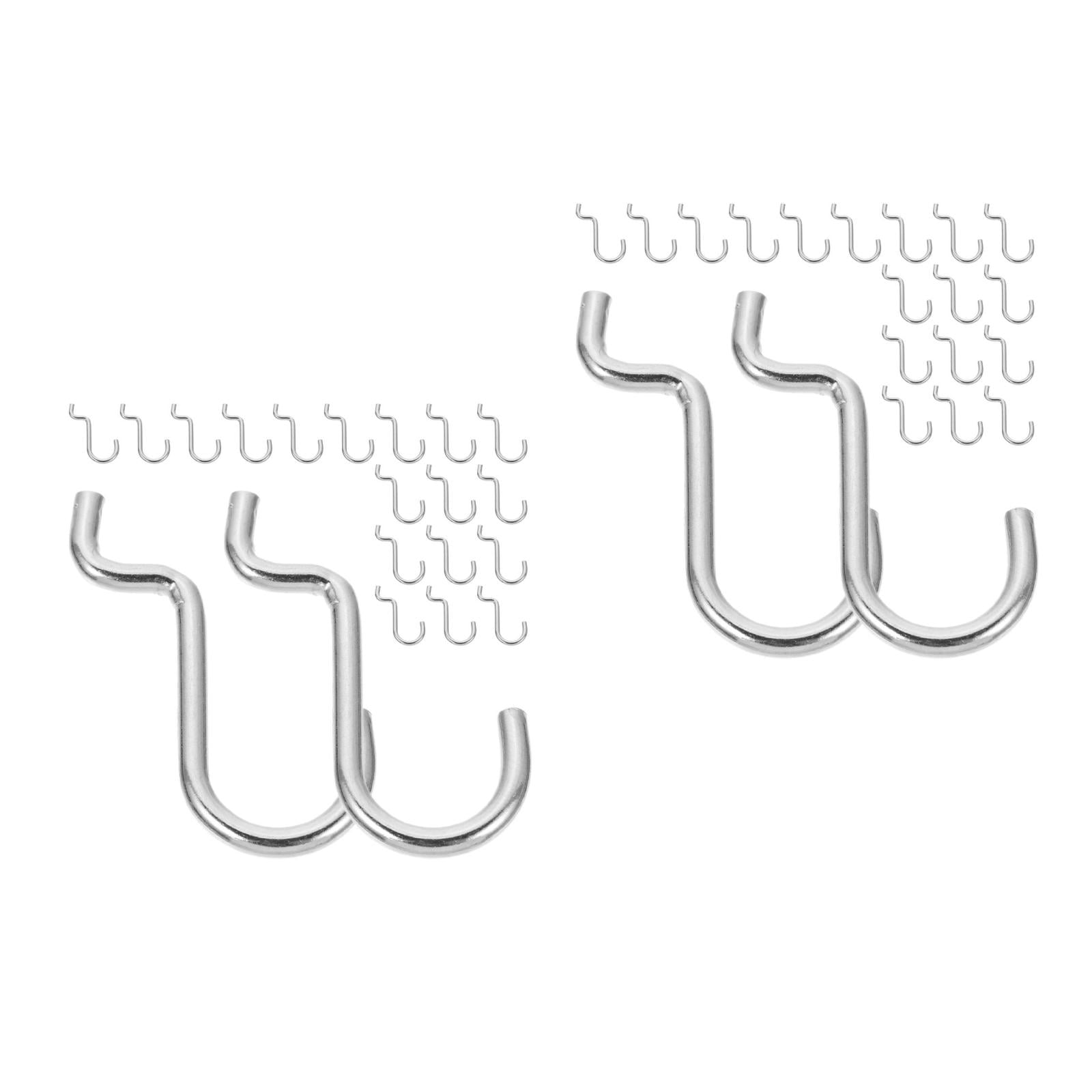 Worgeous 60 pcs Heavy Duty Pegboard Hooks Kit for Tools, Pegboard ...