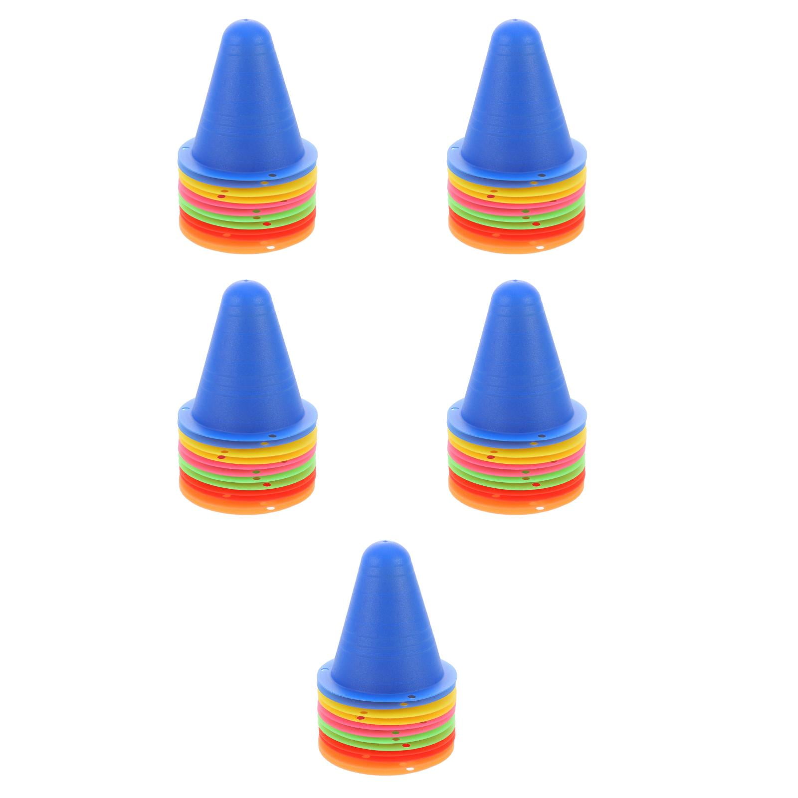 Worgeous 60 pcs Mini Traffic Cones For Sports Soccer Cones Agility ...