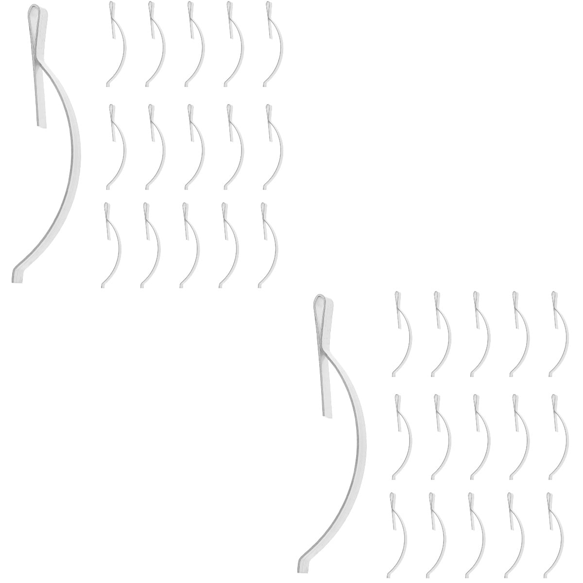 Worgeous 60 pcs Window Spring Window Screen Tension Spring Clips ...