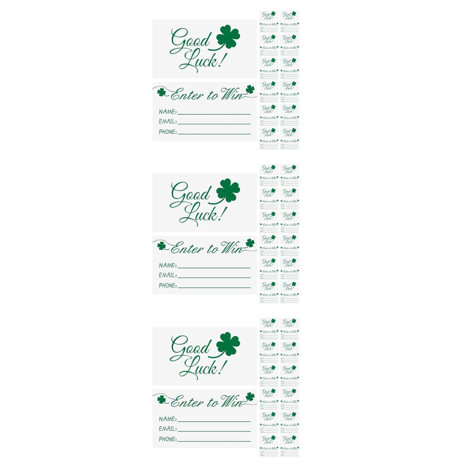 Worgeous 600 pcs Paper Cards Blank Raffle Tickets Sheets Raffle Ticket ...