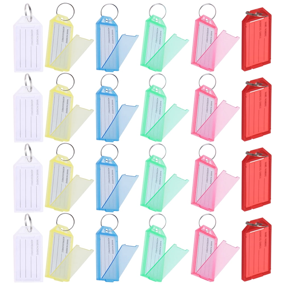 Worgeous 60Pcs Key Labels Blue Plastic for Key Labels - Walmart.com