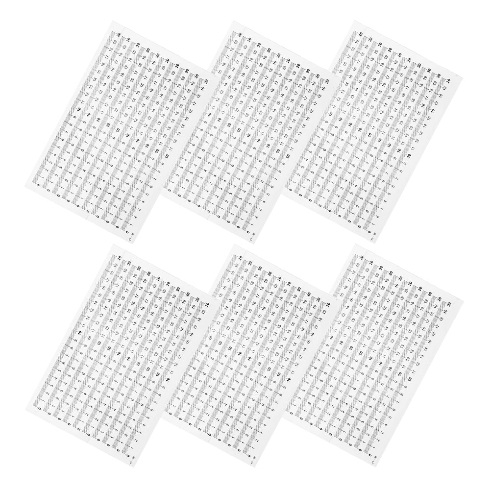 Worgeous 60pcs Adhesive Backed Measuring Tape for Workbench Sticky ...