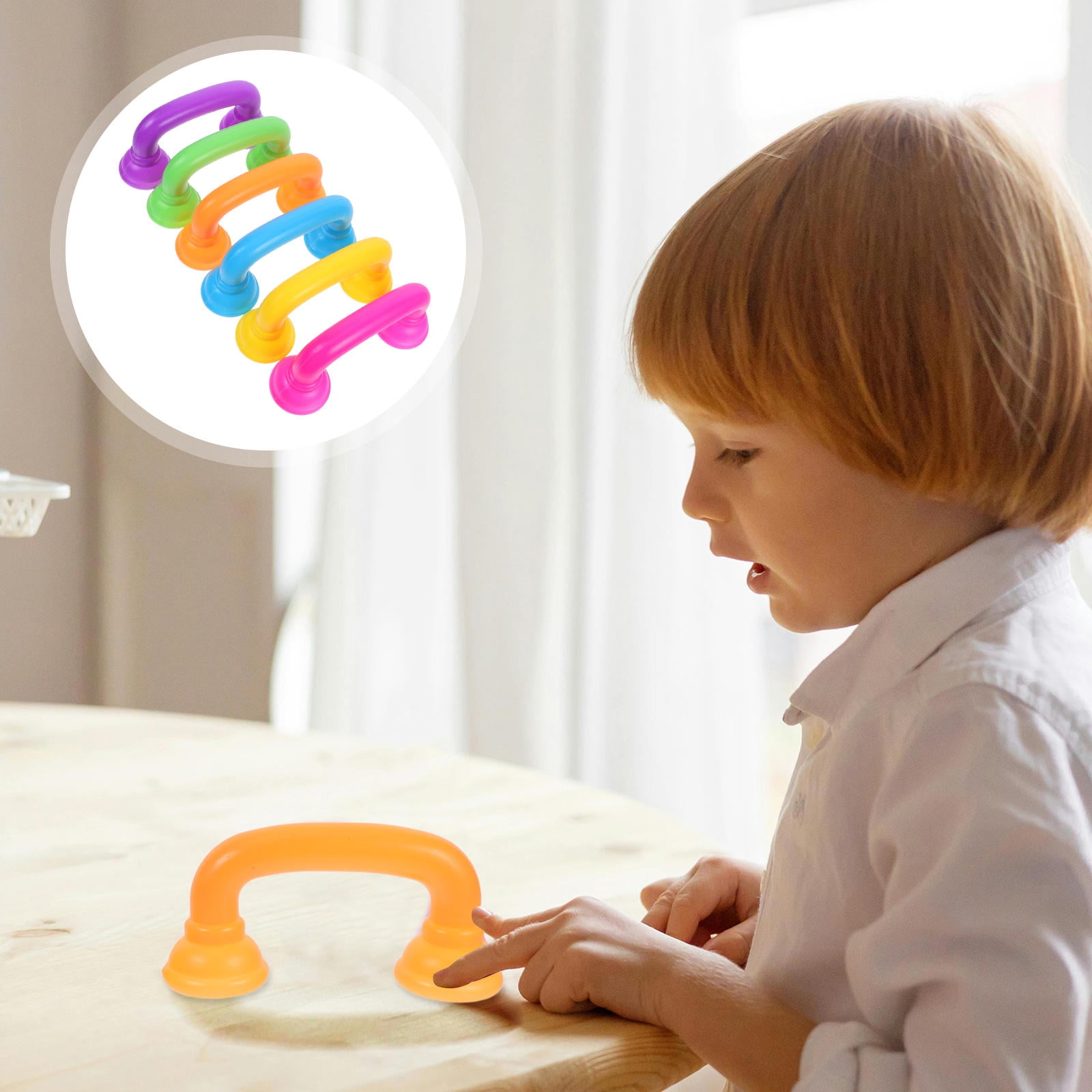 Worgeous 6PCS Kids Toy Telephone with Auditory Feedback Speech Tool for ...