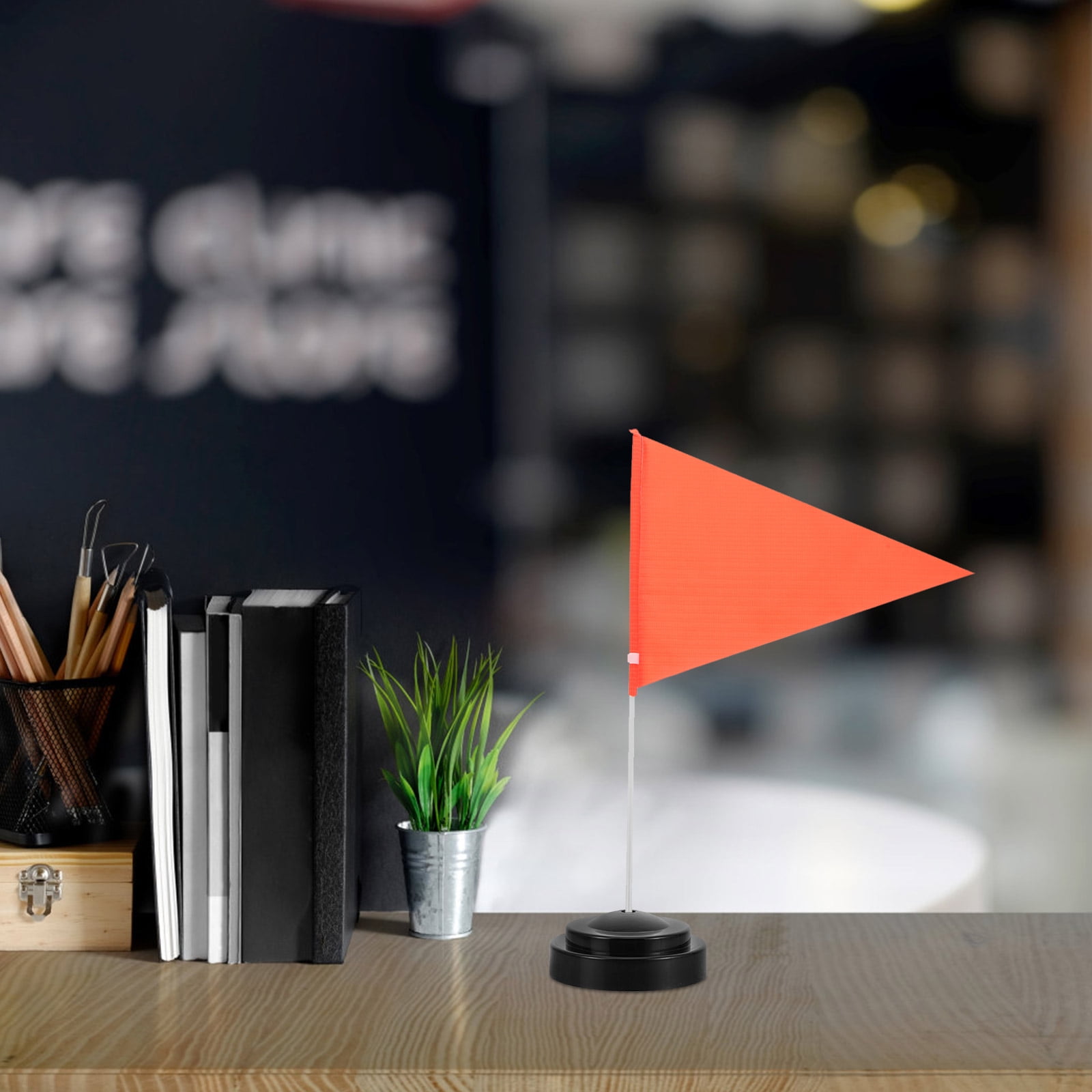 Worgeous Mini Flag Holders for Small Flags 6Pcs 2.5In Black for Holiday ...