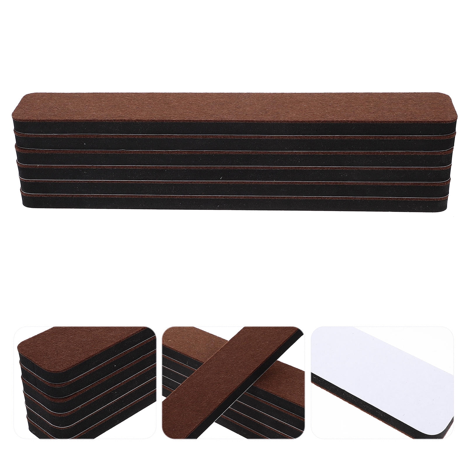 Worgeous Tack Board For Wall Bulletin Board Strips Felt EVA 6Pcs 13x2in ...