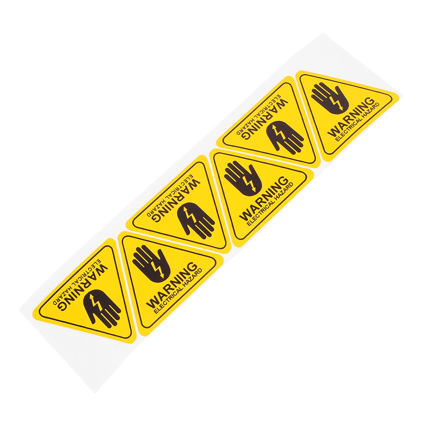 Worgeous 6Pcs Electric Shock Hazard Warning Sign Safety Warning Label ...