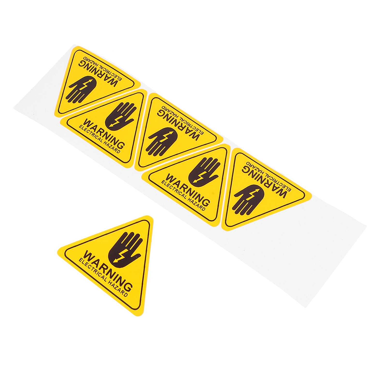 Worgeous 6Pcs High Voltage Warning Sign Electrical Shock Hazard Sticker ...