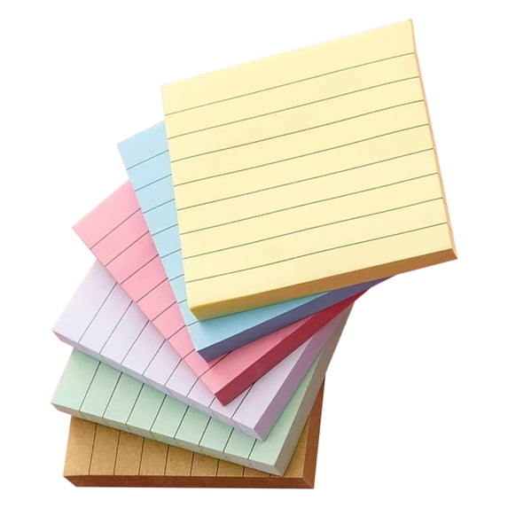 Worgeous 6Pcs Memo Pads Sticky Memo Stickers Lovely Sticky Tabs Small ...