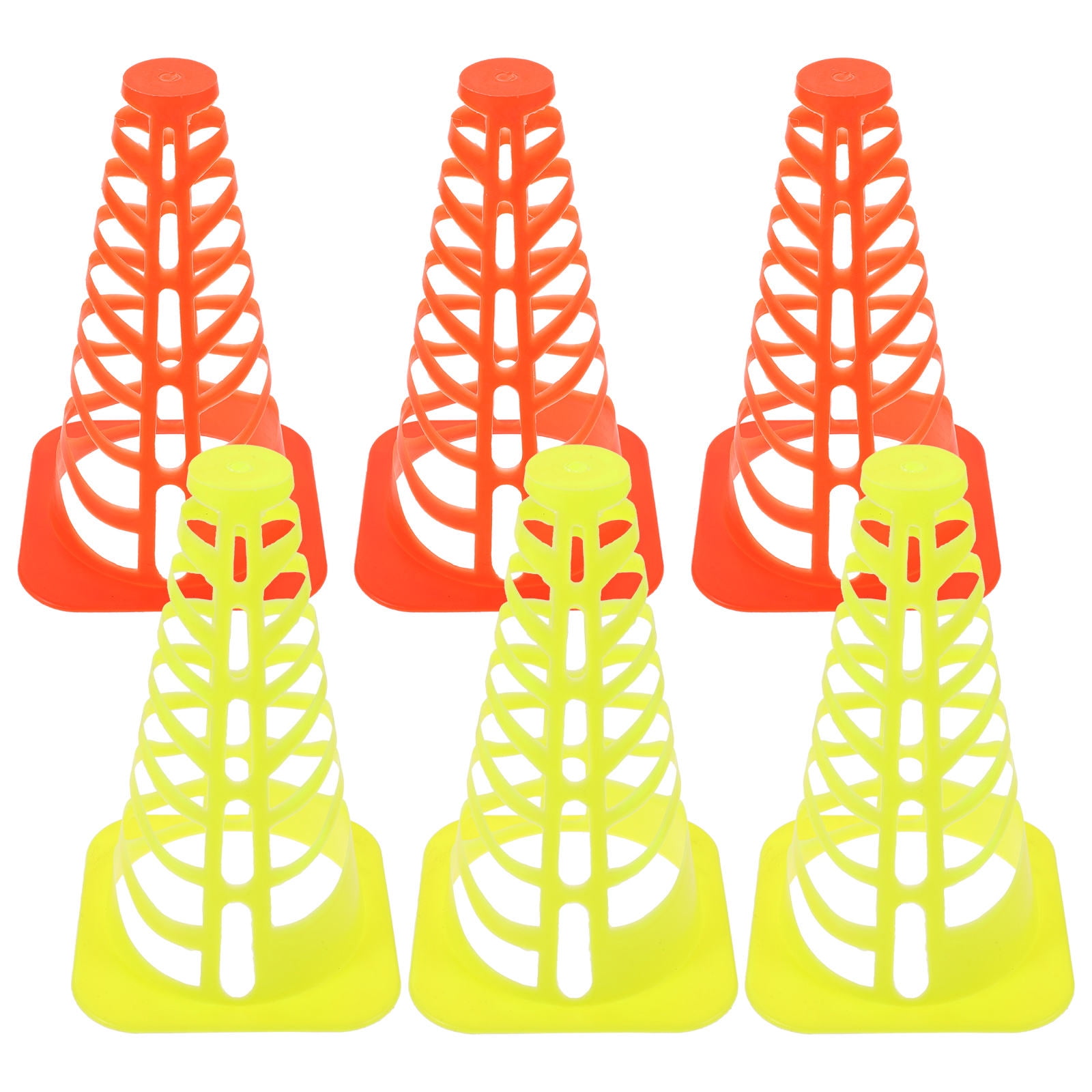 Worgeous 6Pcs Professional Roller Skating Marker Cones Plastic Roller ...