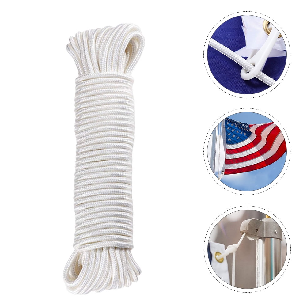 Worgeous 6mm Diameter Flagpole Lifting Rope Flag Halyard Nylon Rope ...