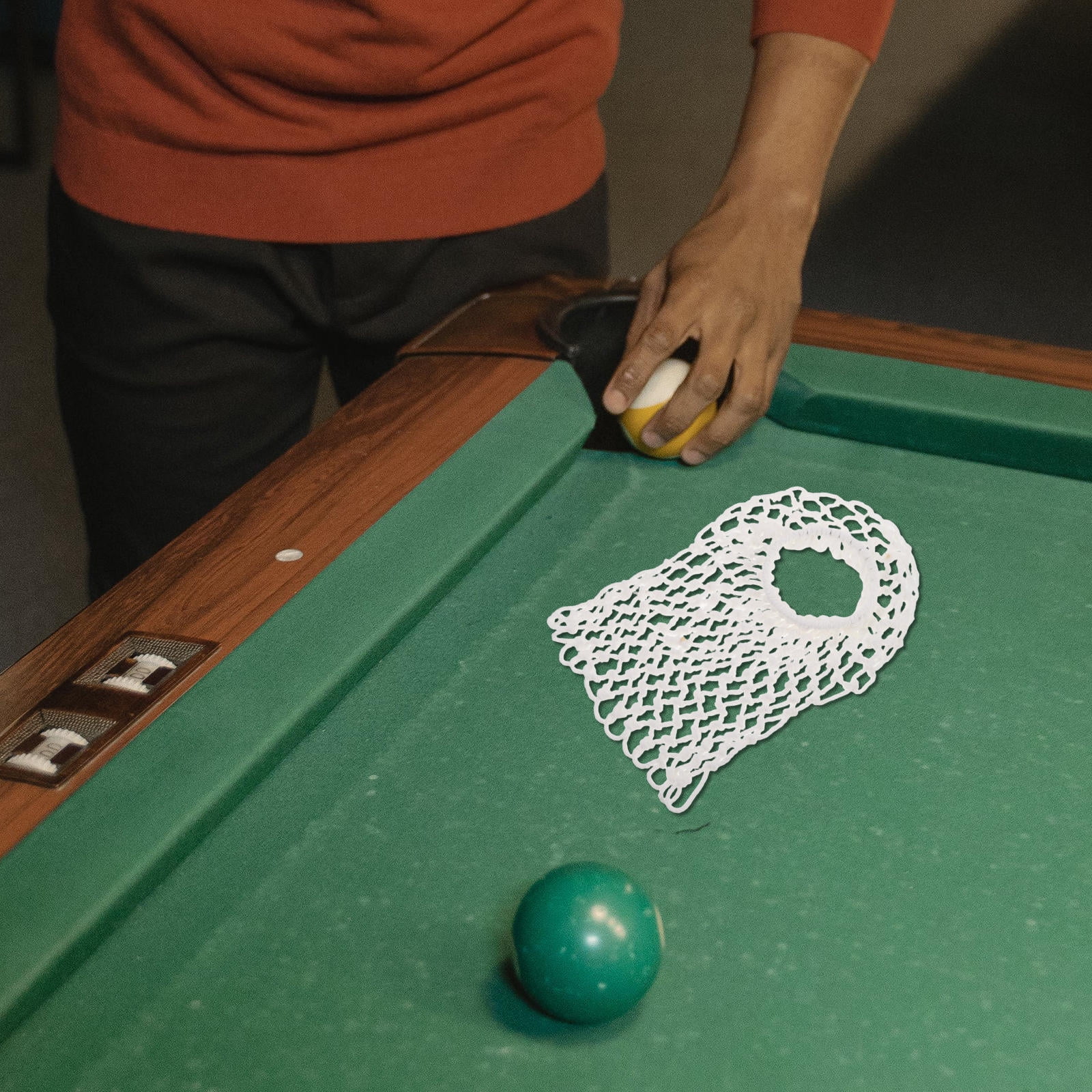 RENACLIPY White 6pcs Pool Table Pockets Replacement Enhance Gameplay ...