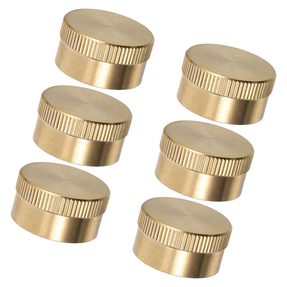Worgeous 6pcs Brass Propane Tank Cap Sealing Propane Tank Cap Refill ...