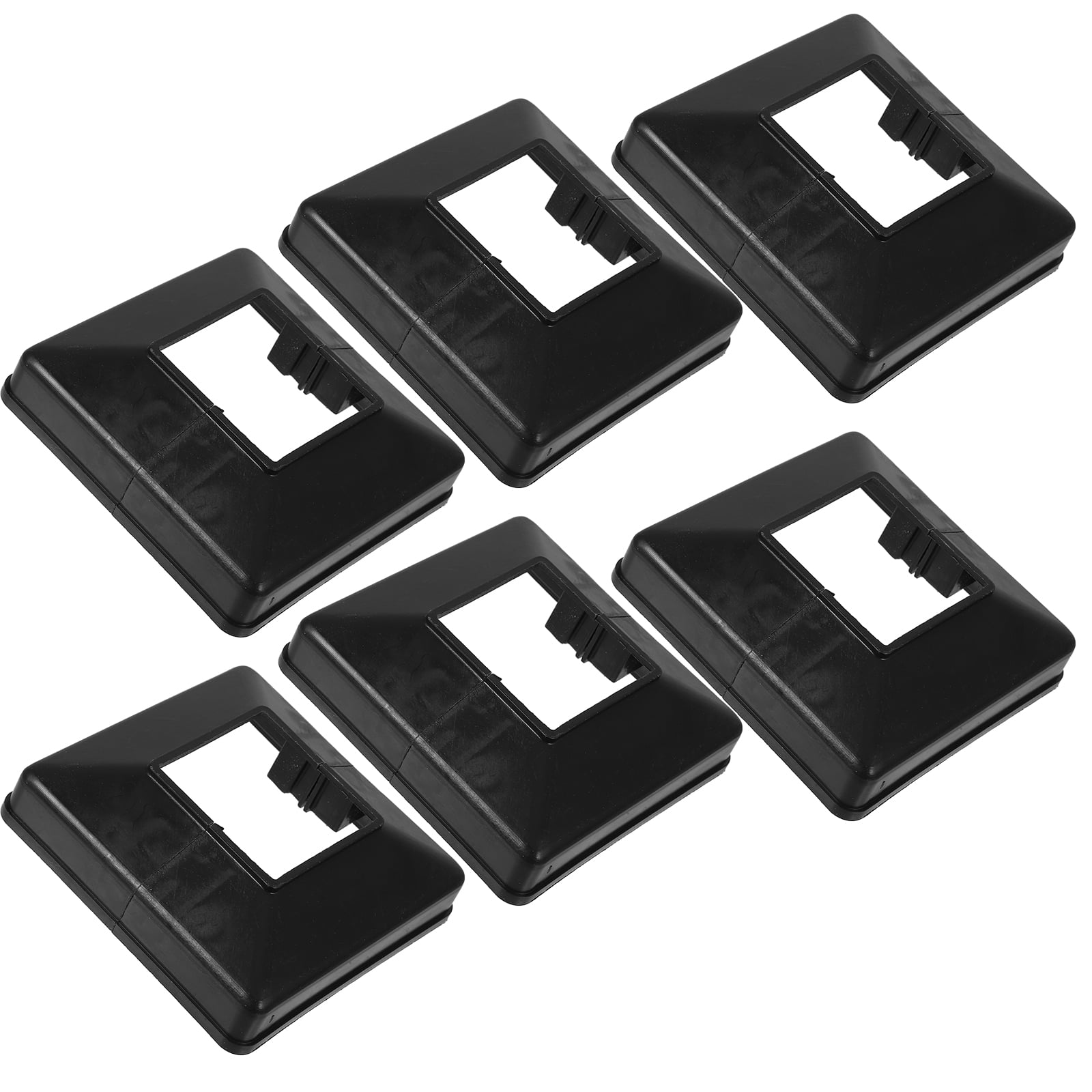 Worgeous 6pcs Deck Post Base Cover And Decking Post Skirt Plastic ...