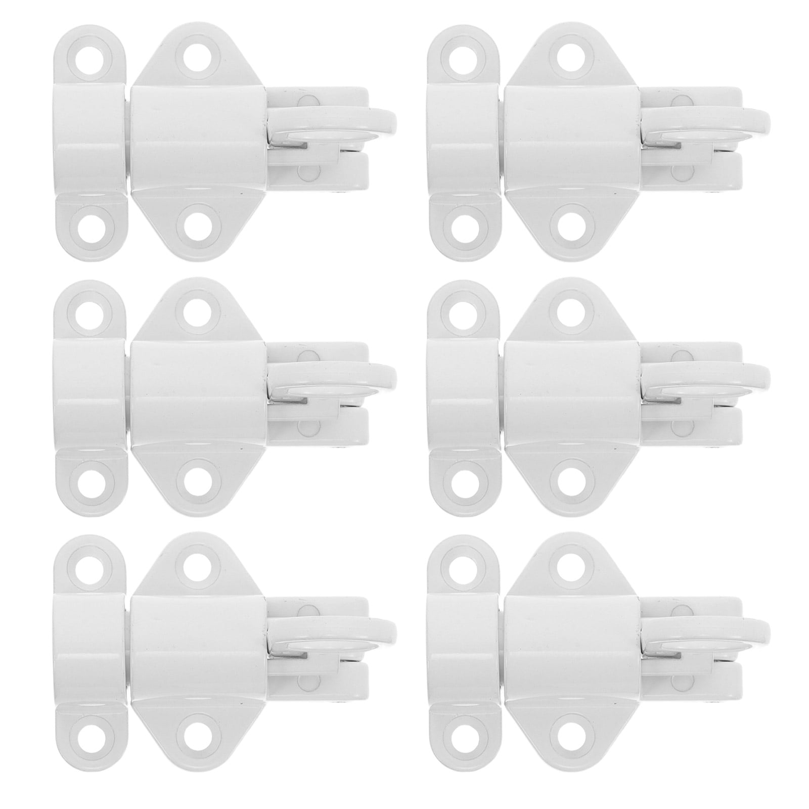 Worgeous 6pcs Door Security Latch Self-Closing Spring Door Lock Heavy ...