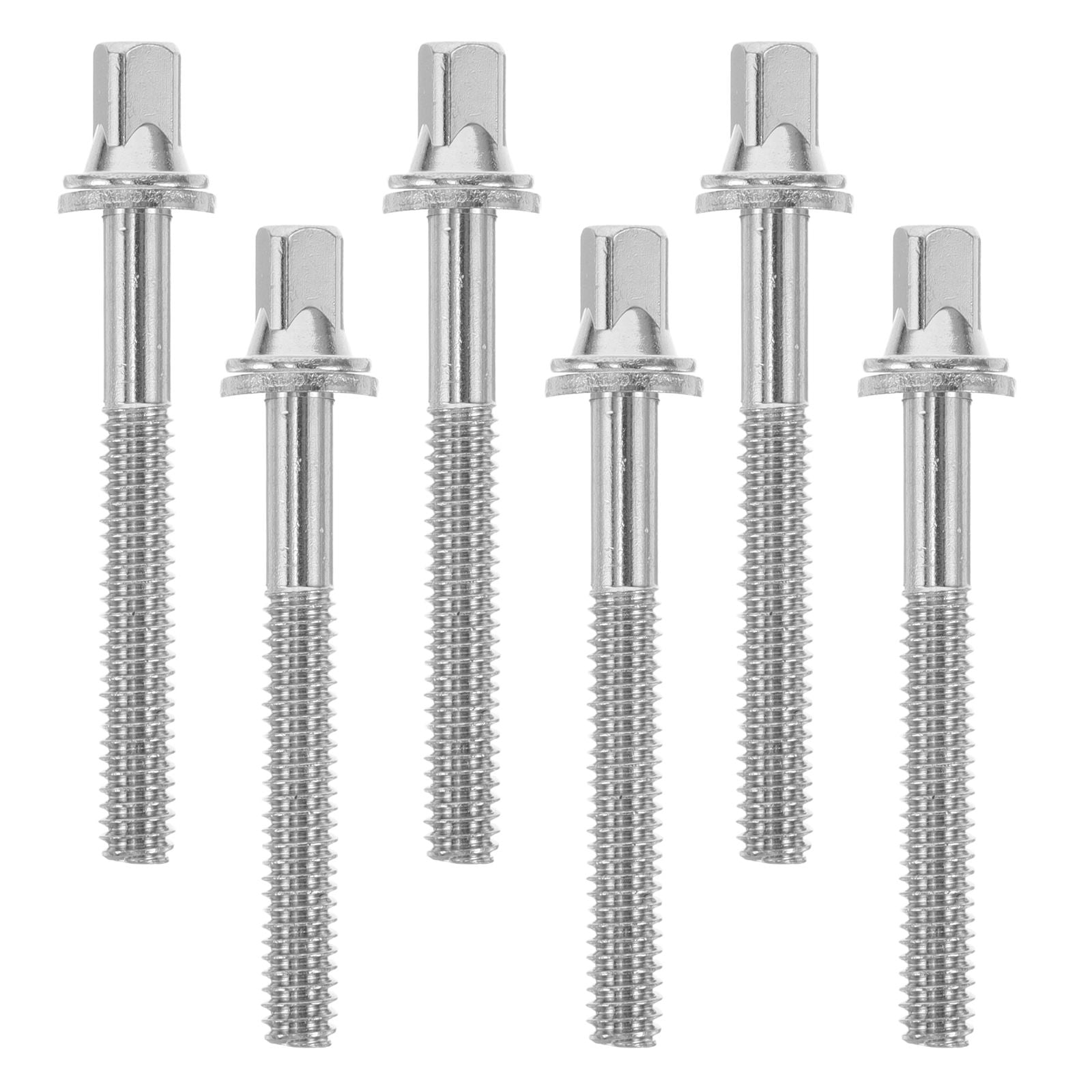 Worgeous 6pcs Drum Tension Rods Drum Screws Bolts with Washers Drum ...