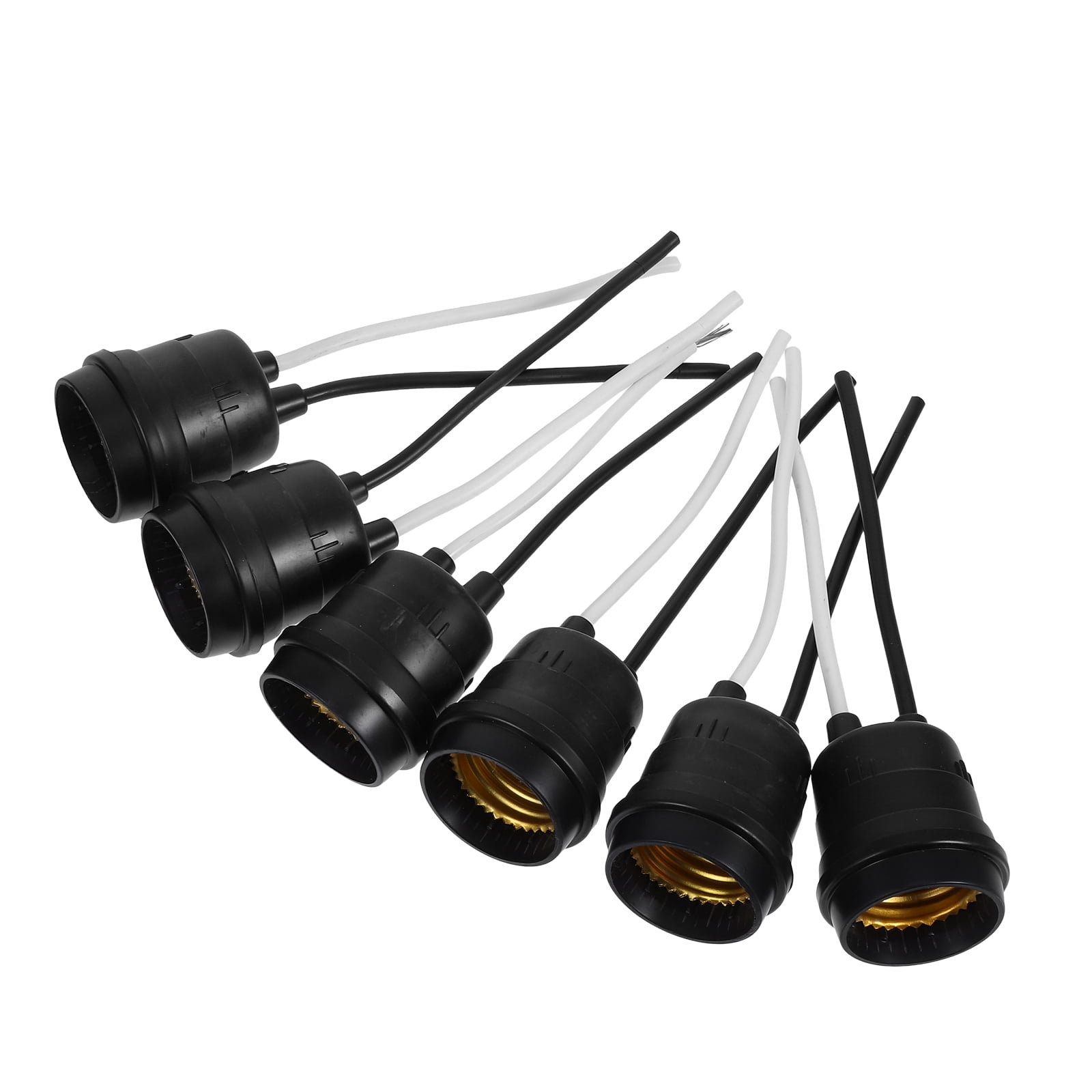 Worgeous 6pcs E27 Light Fixture E27 Light Bulb Socket Waterproof Lamp ...