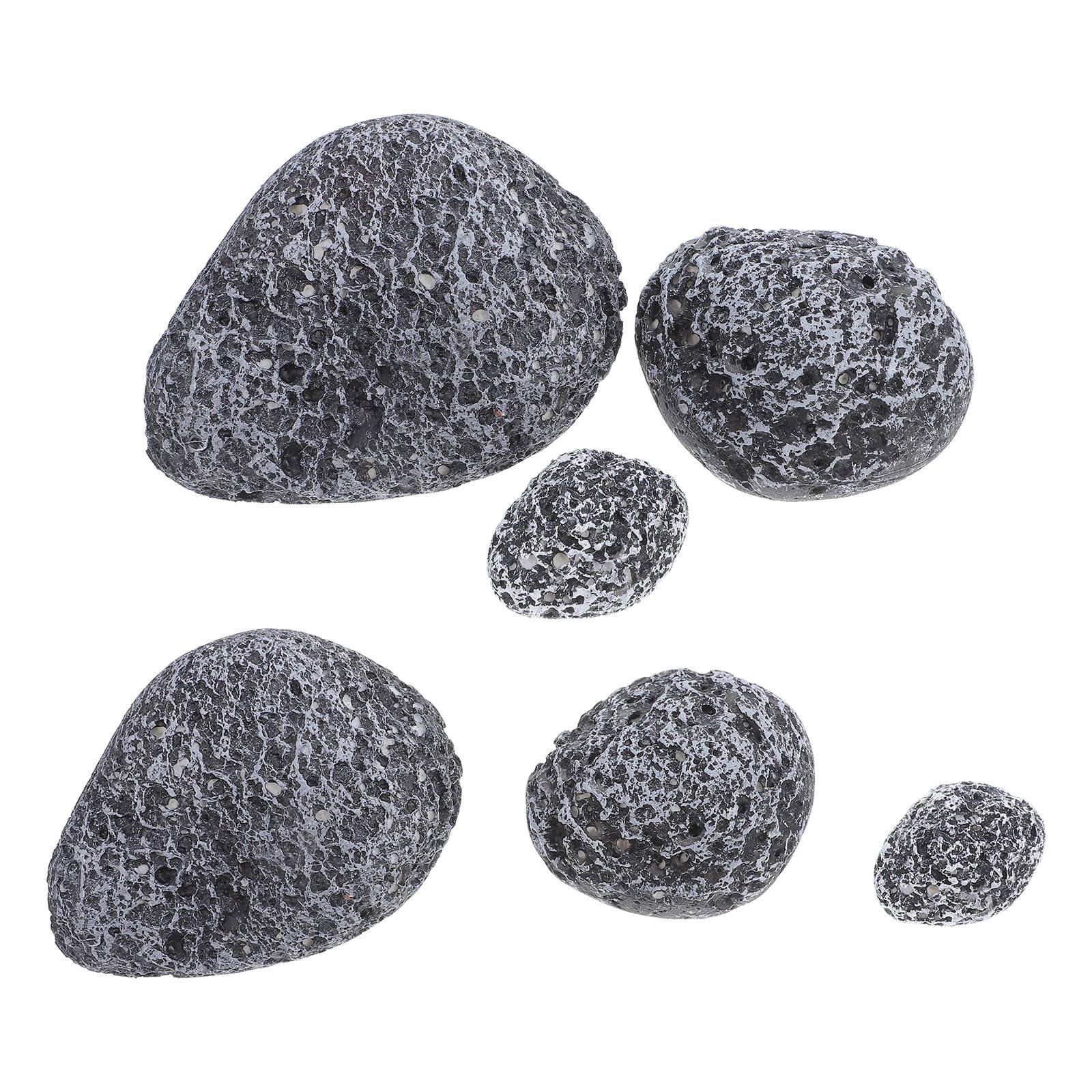 6pcs Realistic Fake Stones for Flower Arrangements and Fairy Gardens ...