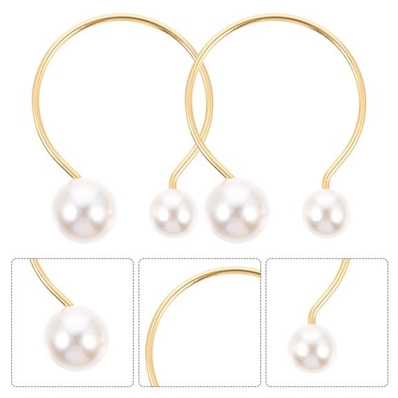 Elegant Pearl and Beaded Napkin Rings for Home Decor and Events