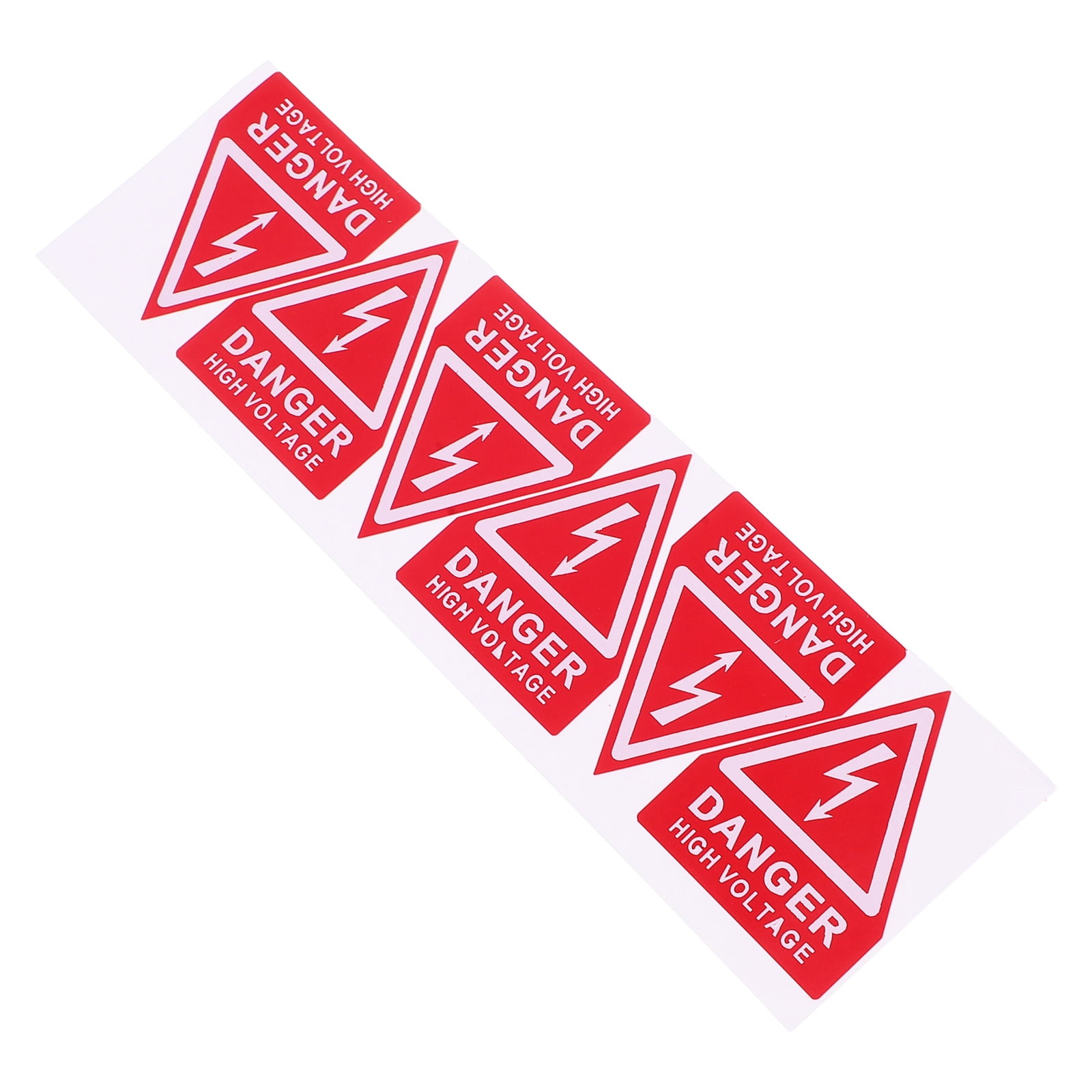 Worgeous 6pcs Industrial Warning Sign Sticker For High Voltage Danger ...