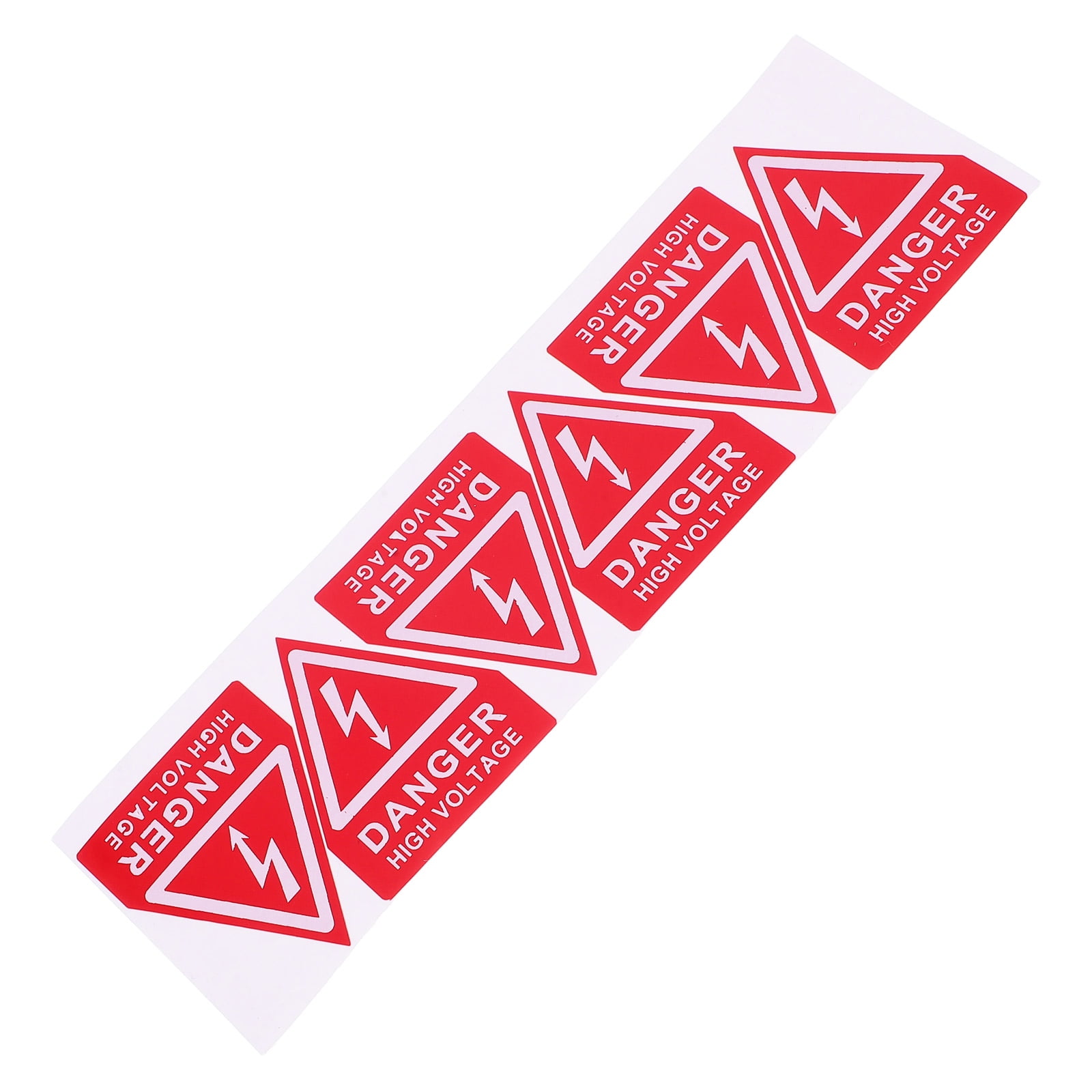 Worgeous 6pcs Industrial Warning Sign Sticker For High Voltage Danger ...