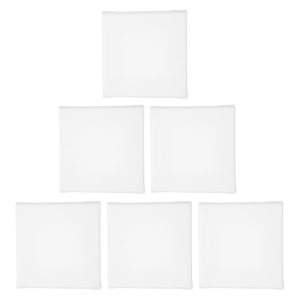 Worgeous 6pcs Mini Canvas And Easel Set Tiny Canvases For Painting ...