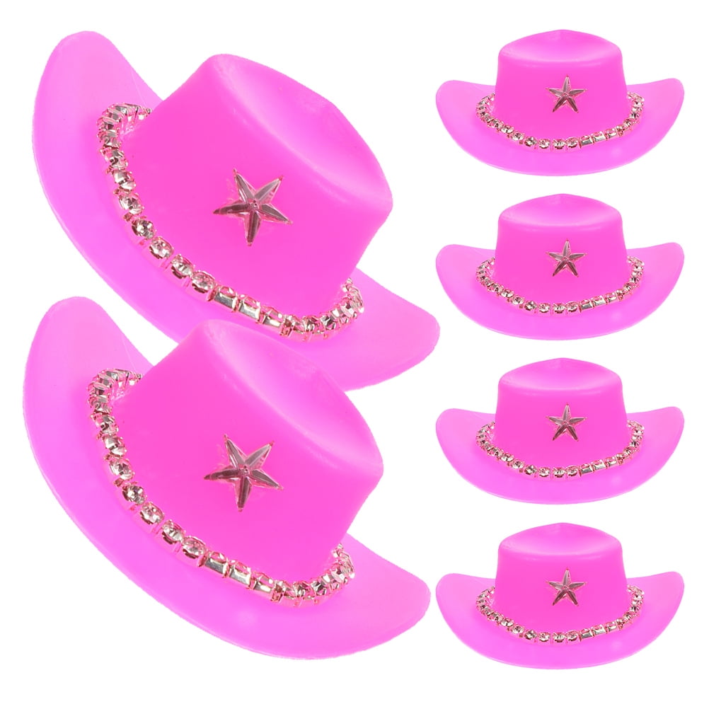 Worgeous 6pcs Mini Cowboy Hats for Dolls Tiny Western Theme Party ...