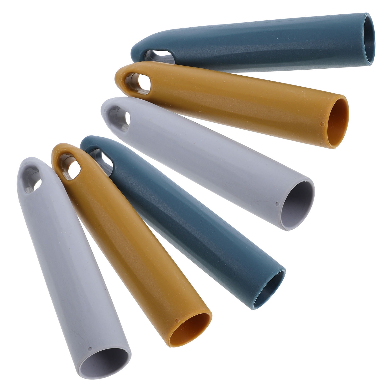 Worgeous 6pcs Mop Handle End Sleeve Mop Rod Replacement Mop Handle Tube ...