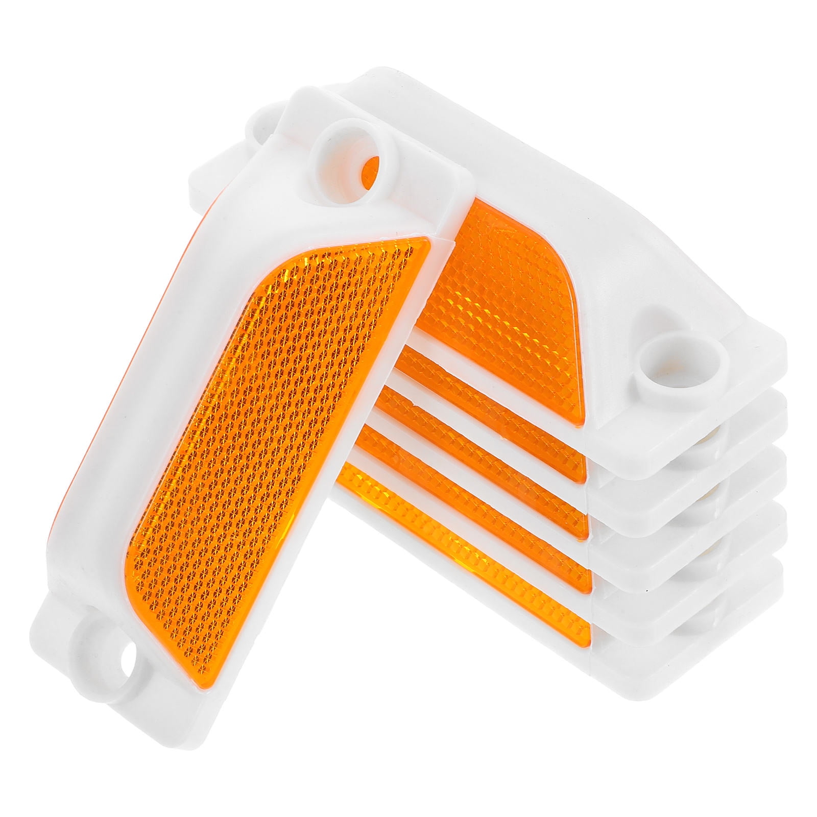 Worgeous 6pcs Reflective Lane Markers Reflector Rectangular Driveway ...